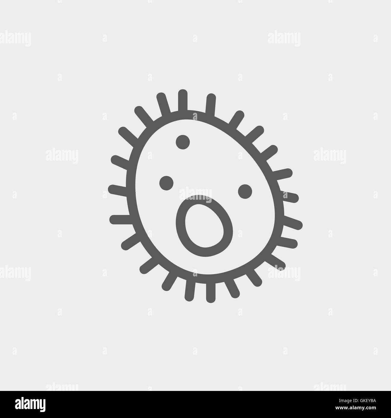 Bacteria virus cell macro Black and White Stock Photos & Images - Alamy
