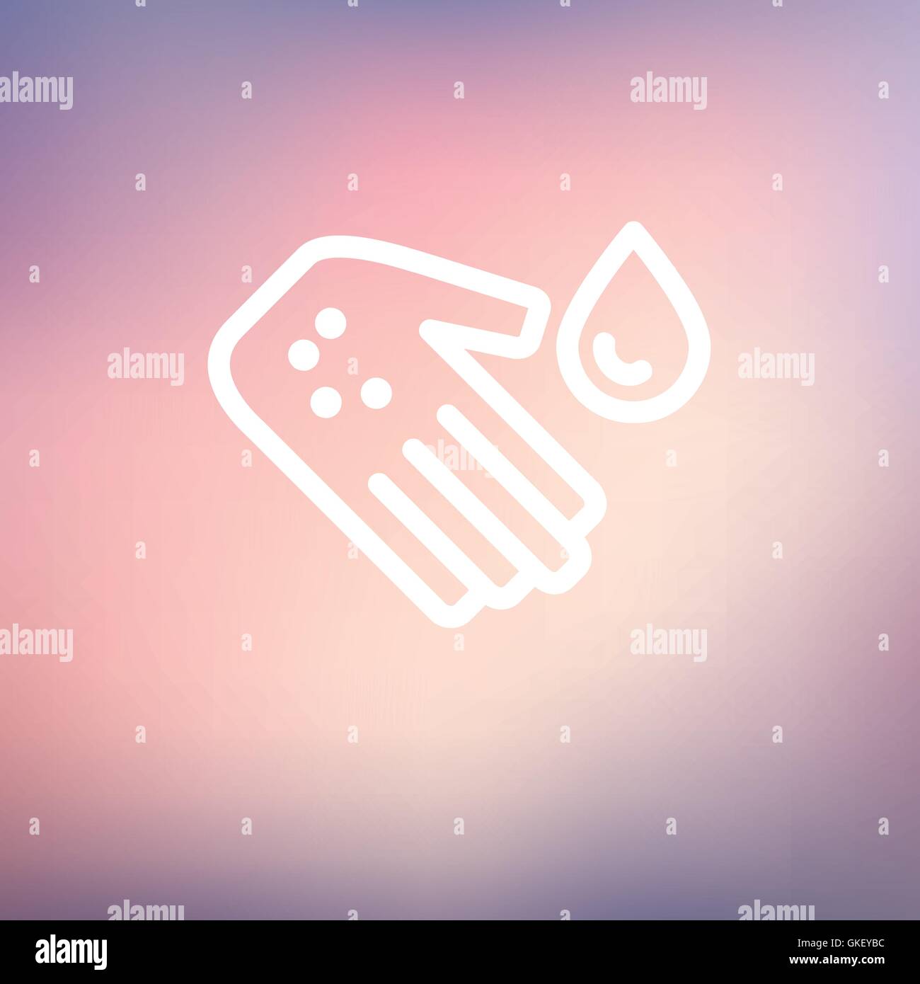 Wash by hand first wash Stock Vector Images - Alamy