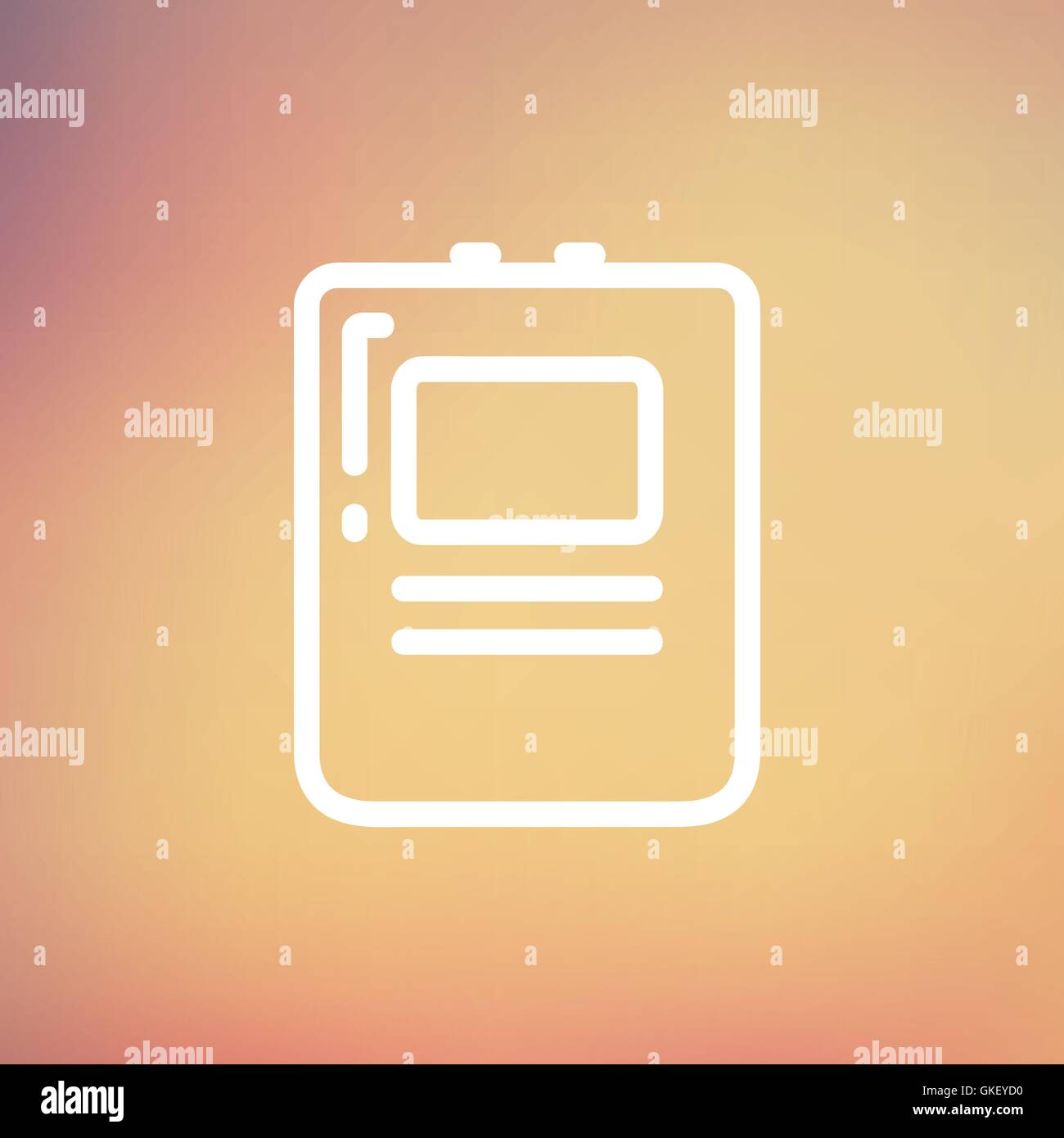 Defibrillator device icon outline hi-res stock photography and images ...