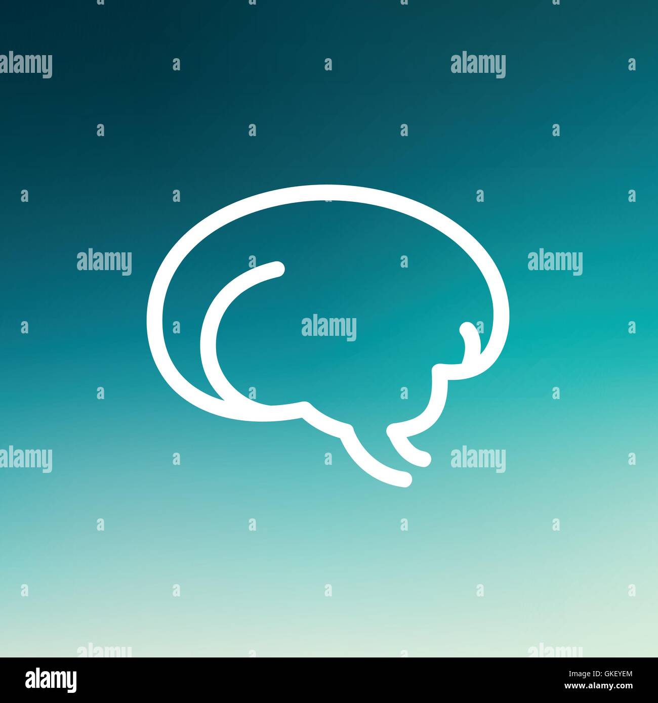 Human brain sections diagram Stock Vector Images - Alamy