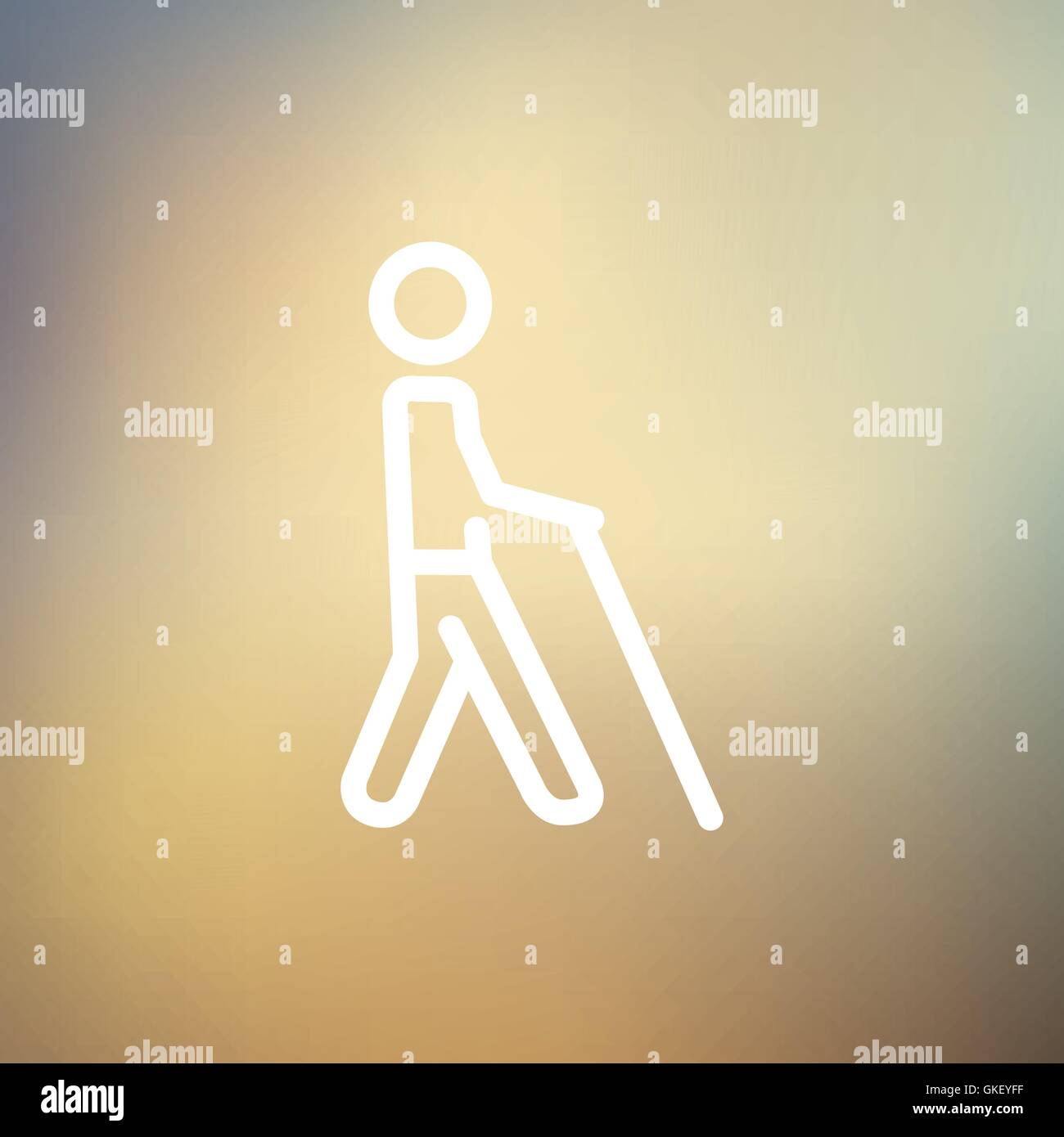 Stick figure support Stock Vector Images - Alamy