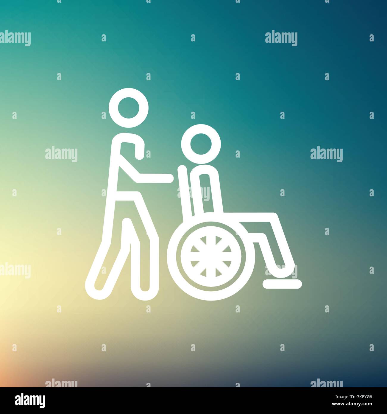 Medical help nursing home Stock Vector Images - Alamy