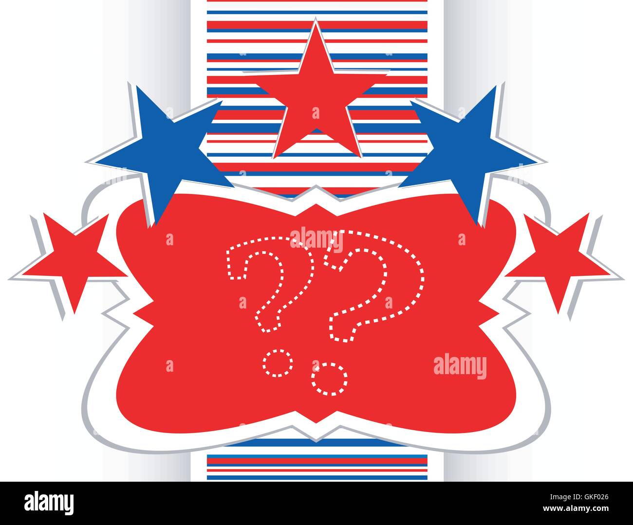 Stylish web button with question mark vector Stock Vector Image & Art ...