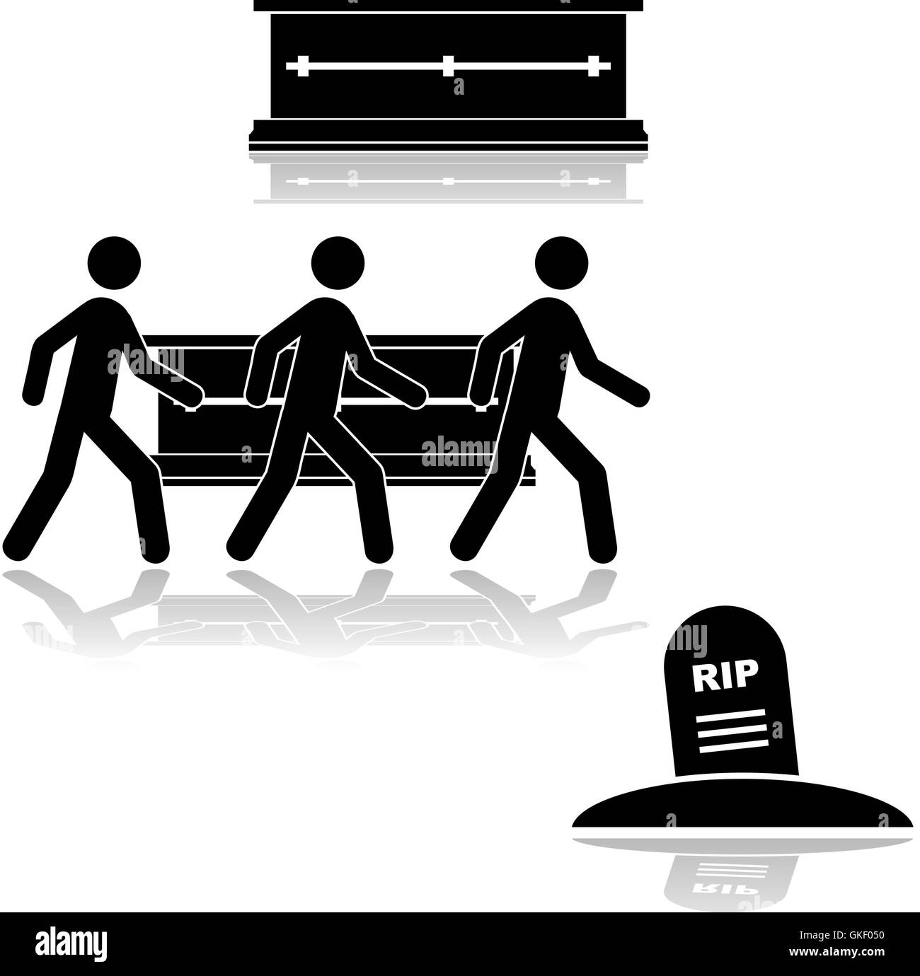 Funeral wake Stock Vector Images - Alamy