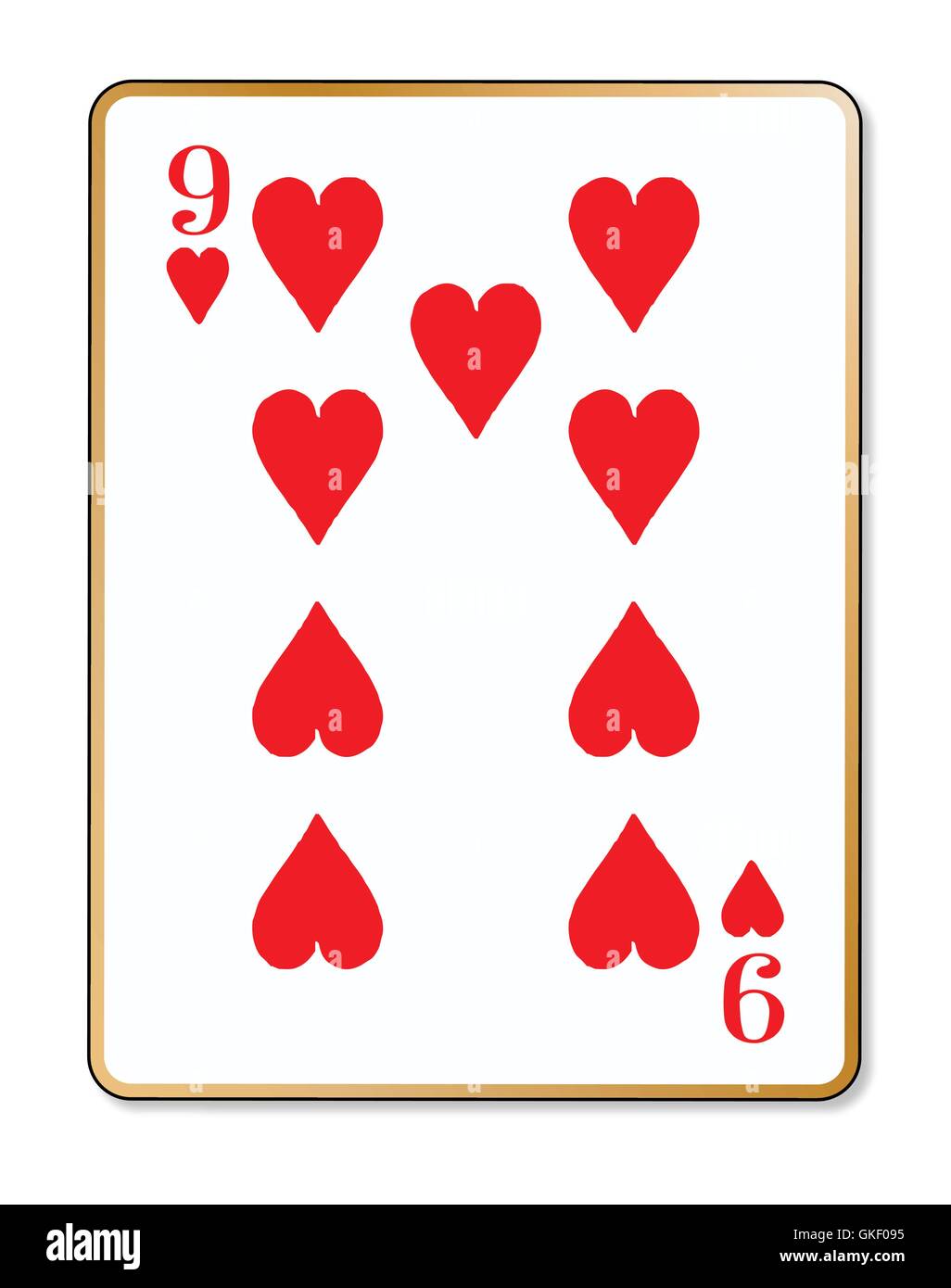 Nine red hearts hi-res stock photography and images - Alamy