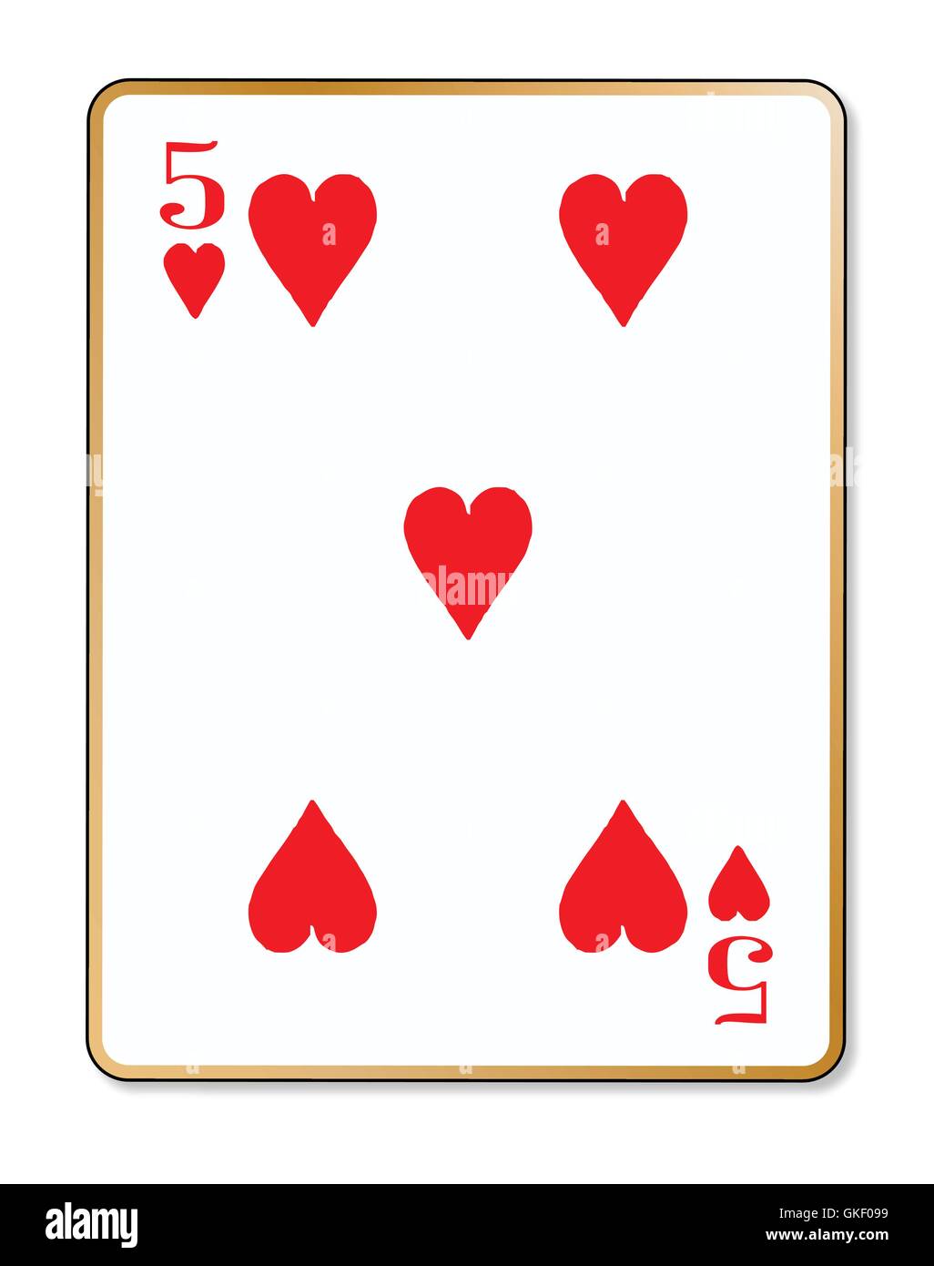 Five of diamonds Stock Vector Images - Alamy