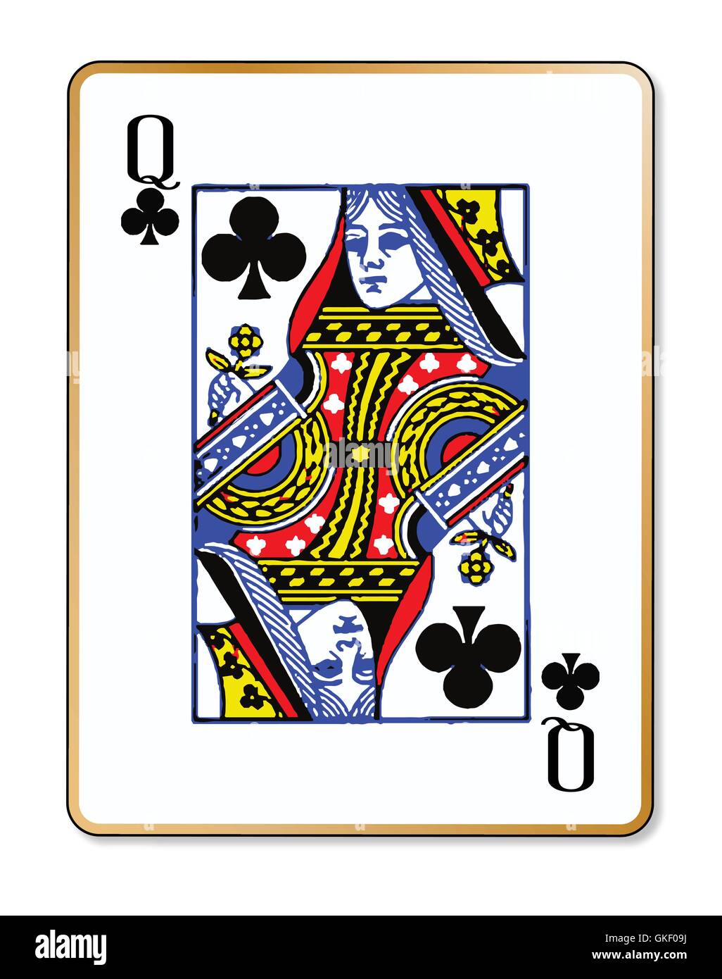 The red queen drawing Cut Out Stock Images & Pictures - Alamy