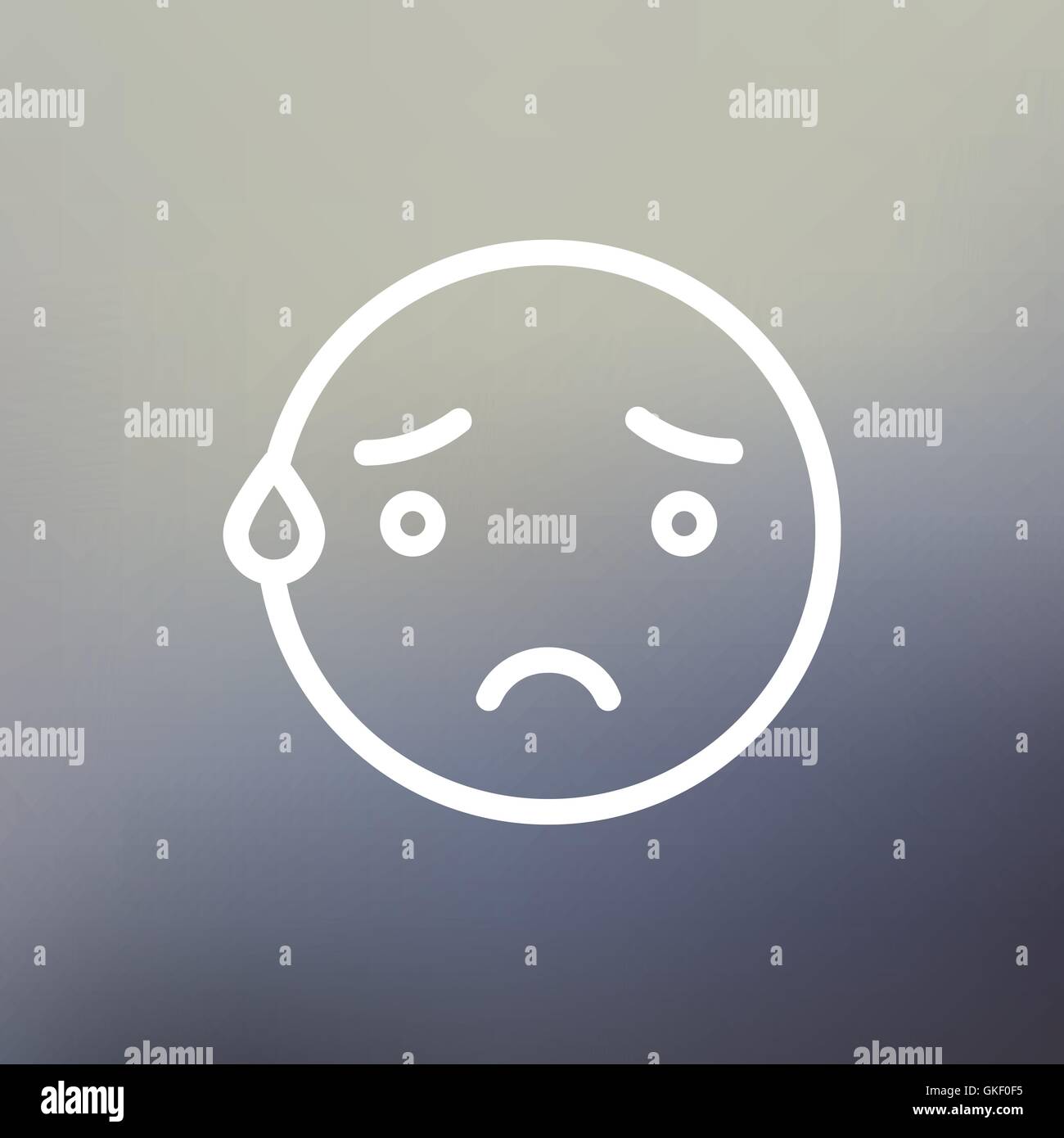 Exhausted emoticon smiley hi-res stock photography and images - Alamy