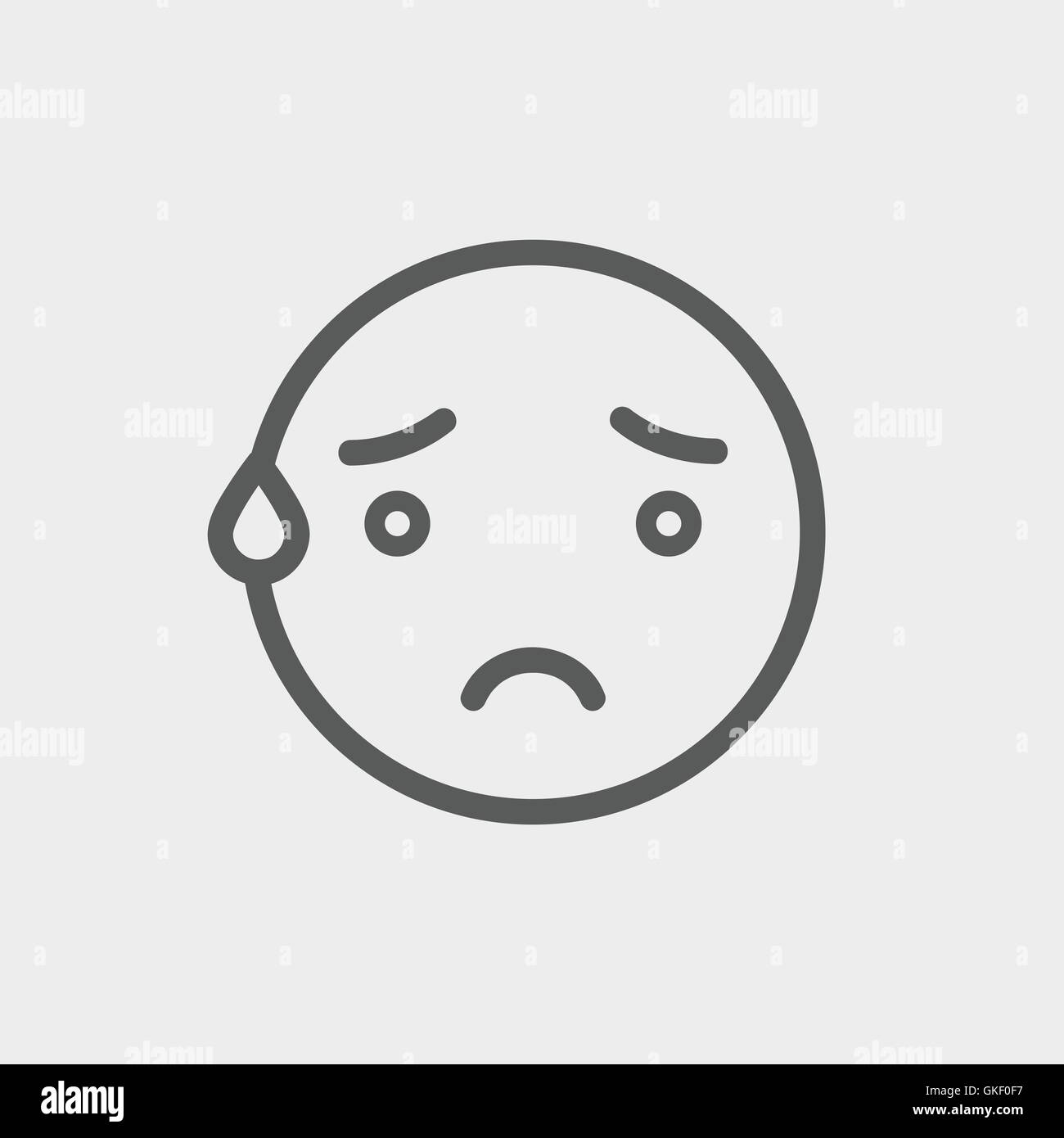 Exhausted emoticon smiley hi-res stock photography and images - Alamy