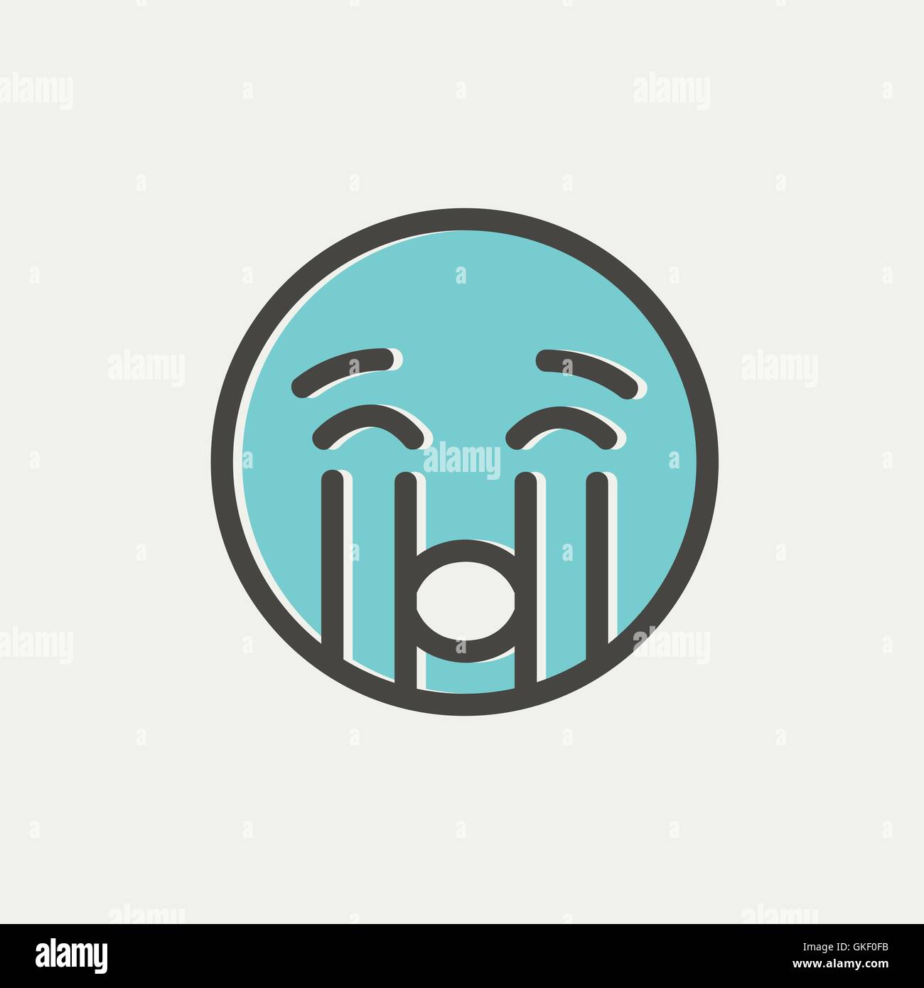 3d sad crying emoticon hi-res stock photography and images - Alamy