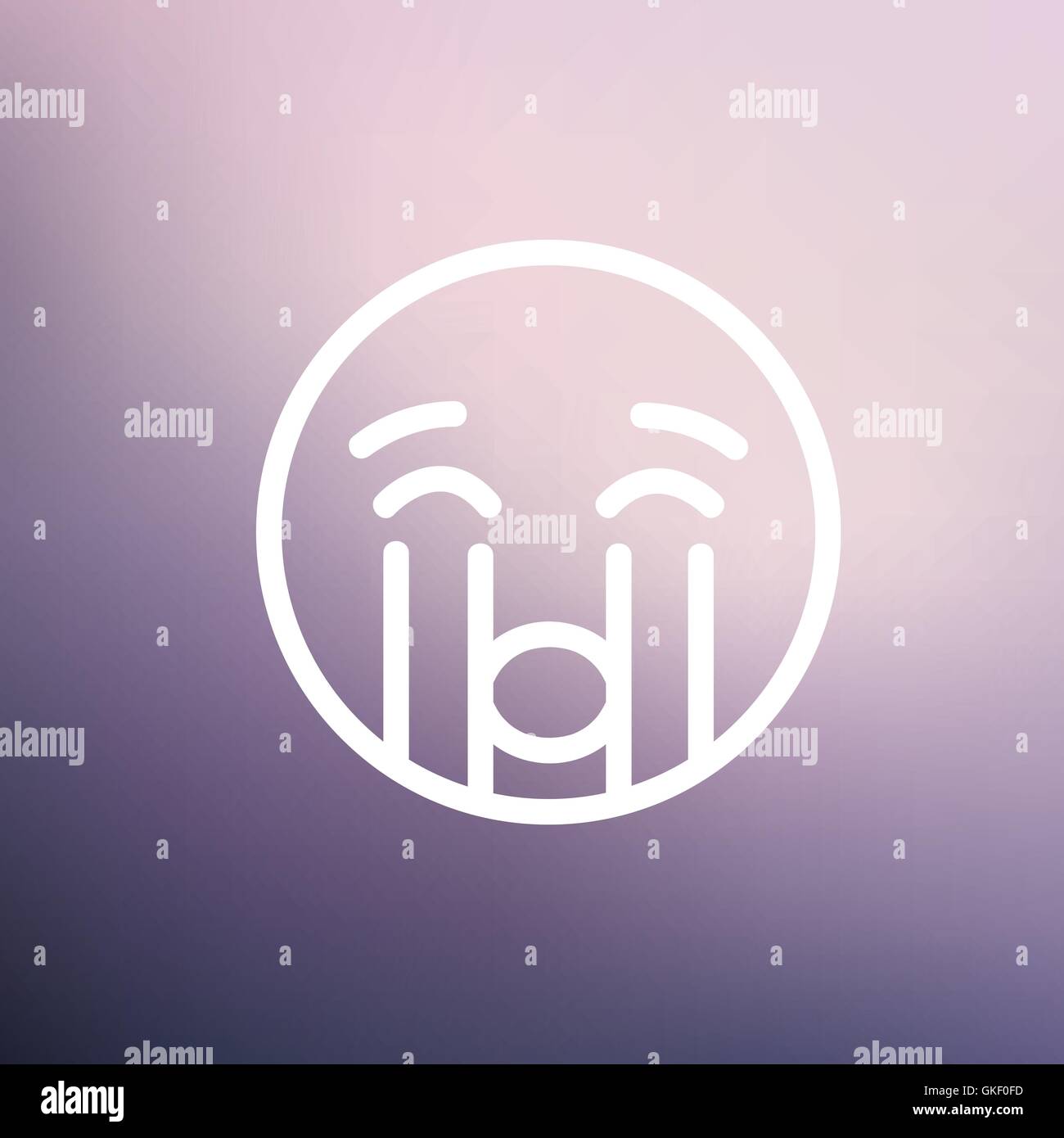 Anger feeling icon outline hi-res stock photography and images - Alamy