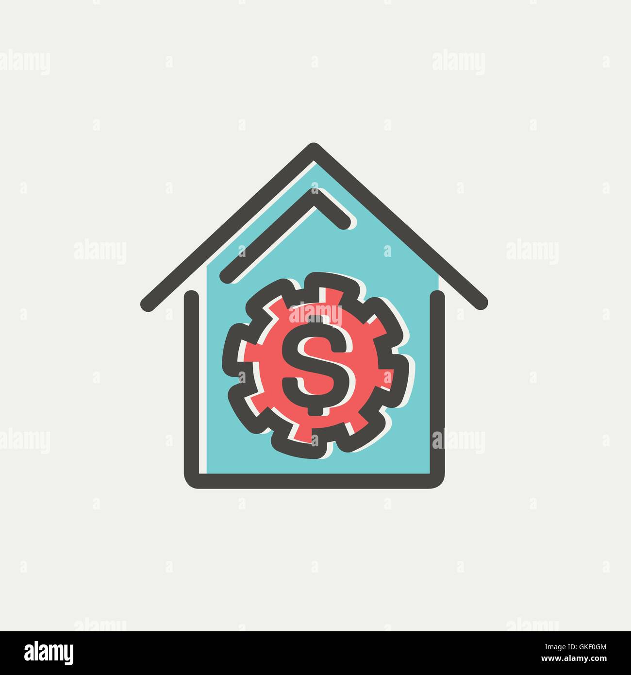 Dollar bank online Stock Vector Images - Alamy