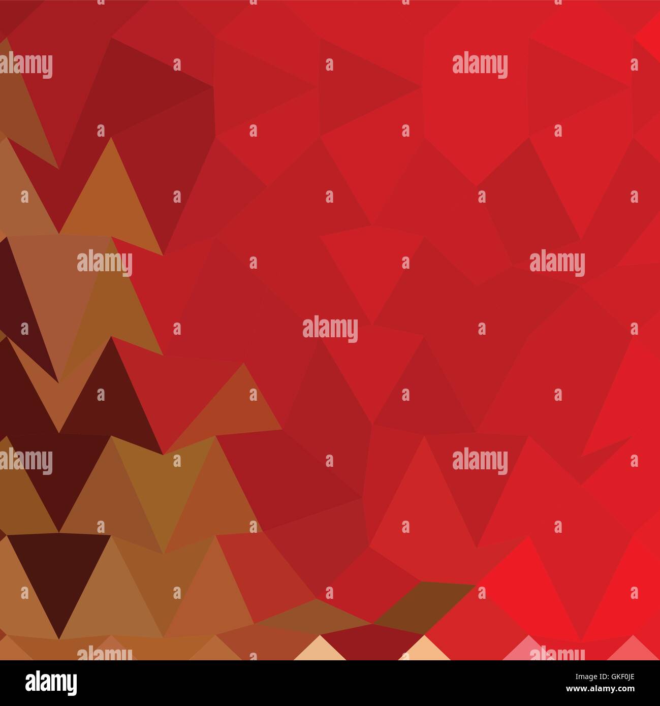 Coquelicot red abstract low polygon hi-res stock photography and images ...