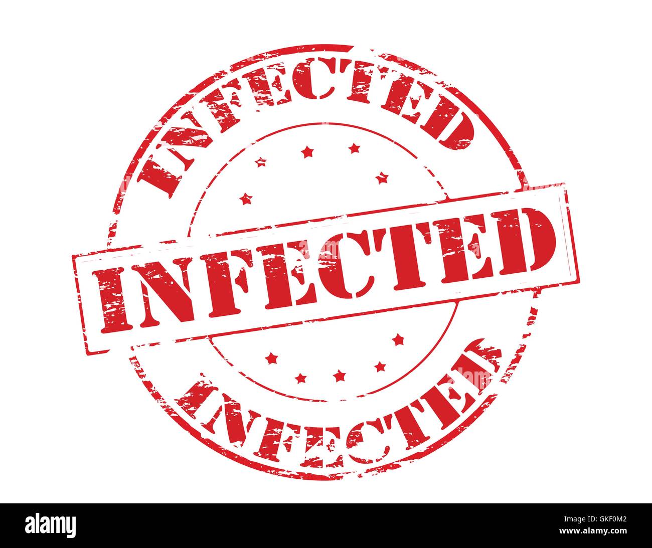 Infected Stamp Stock Vector Images - Alamy