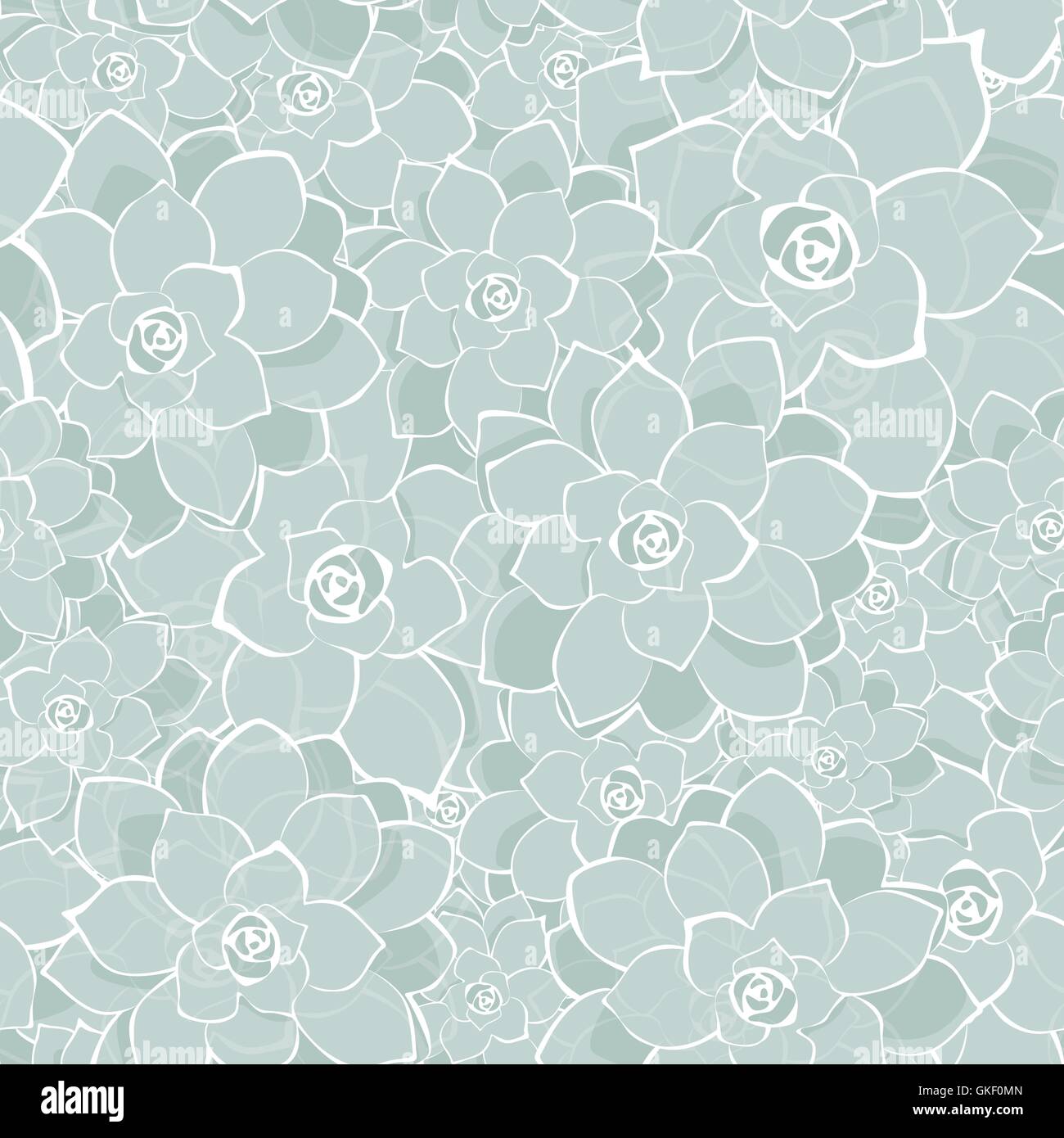 Seamless repeating pattern succulent plant hi-res stock photography and ...