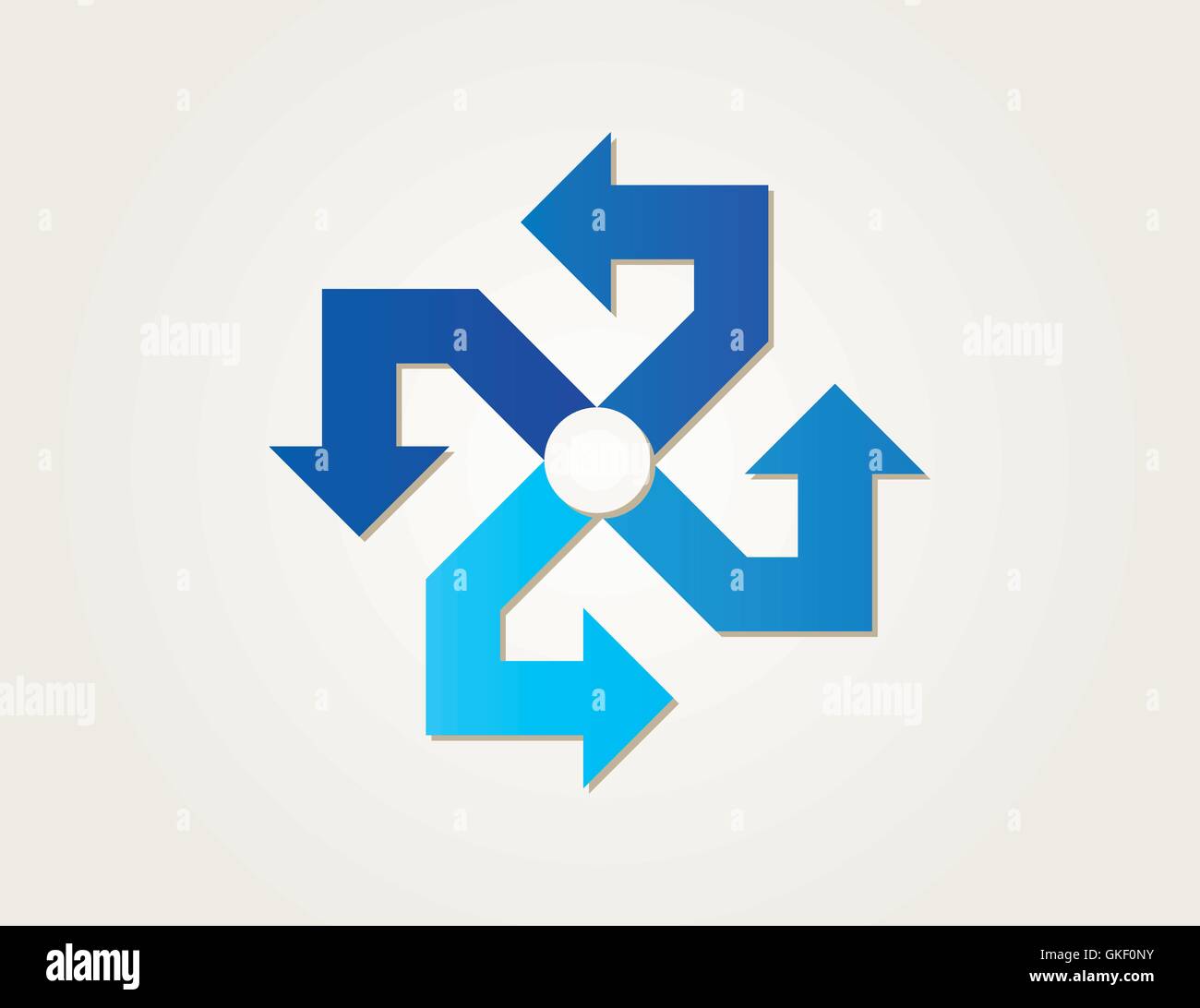 Gradient circle arrows hi-res stock photography and images - Alamy