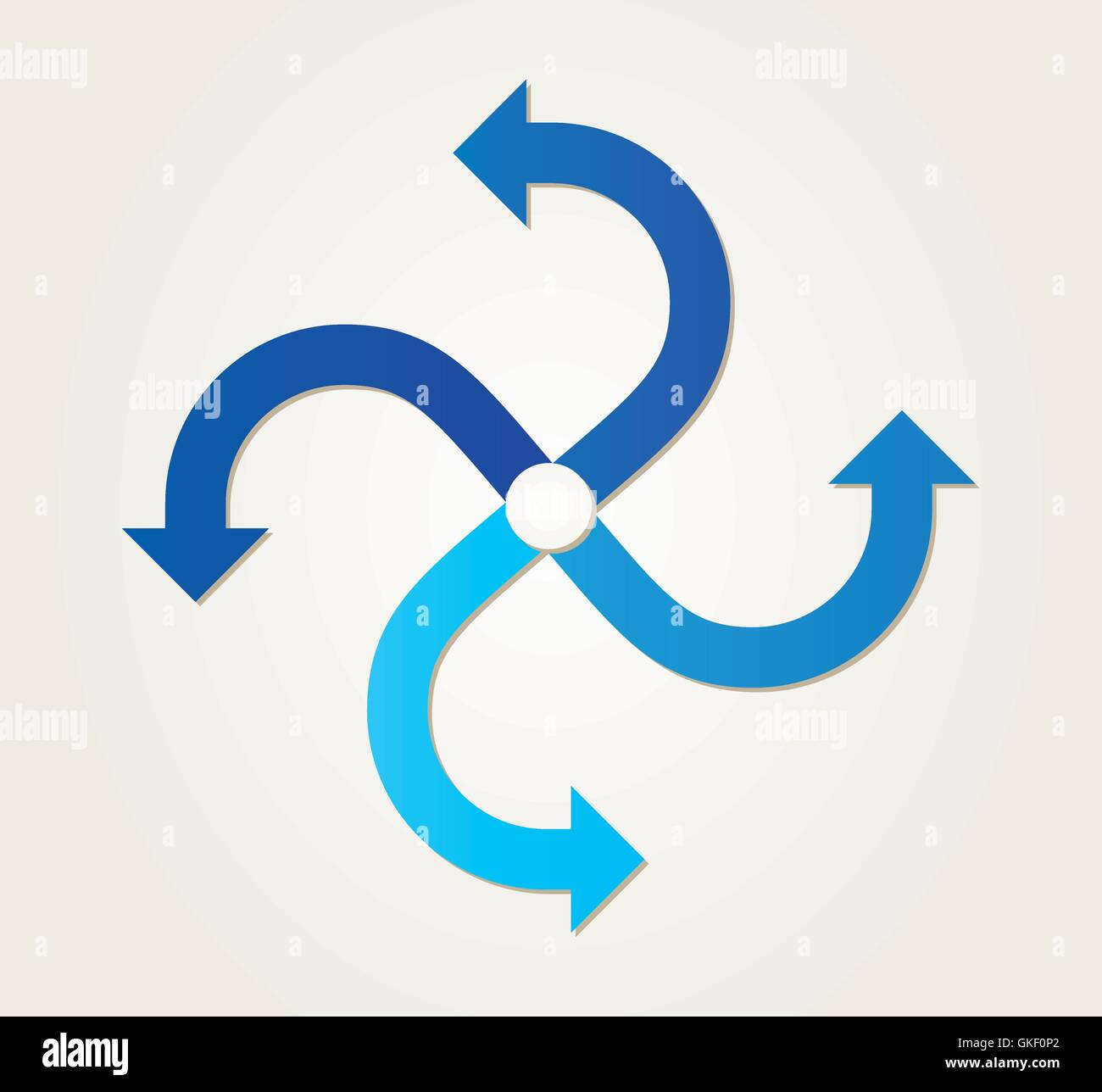 gradient circle arrows Stock Vector Image & Art - Alamy