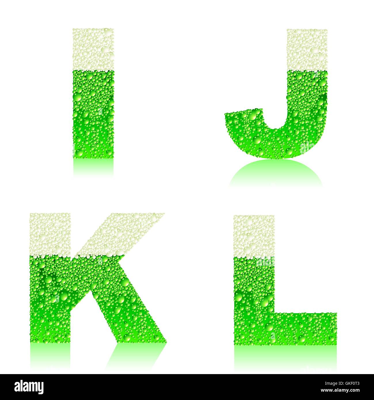 alphabet green beer Stock Vector Image & Art - Alamy