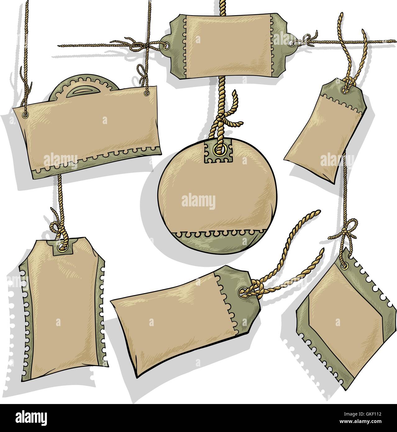 set of tags Stock Vector Image & Art - Alamy