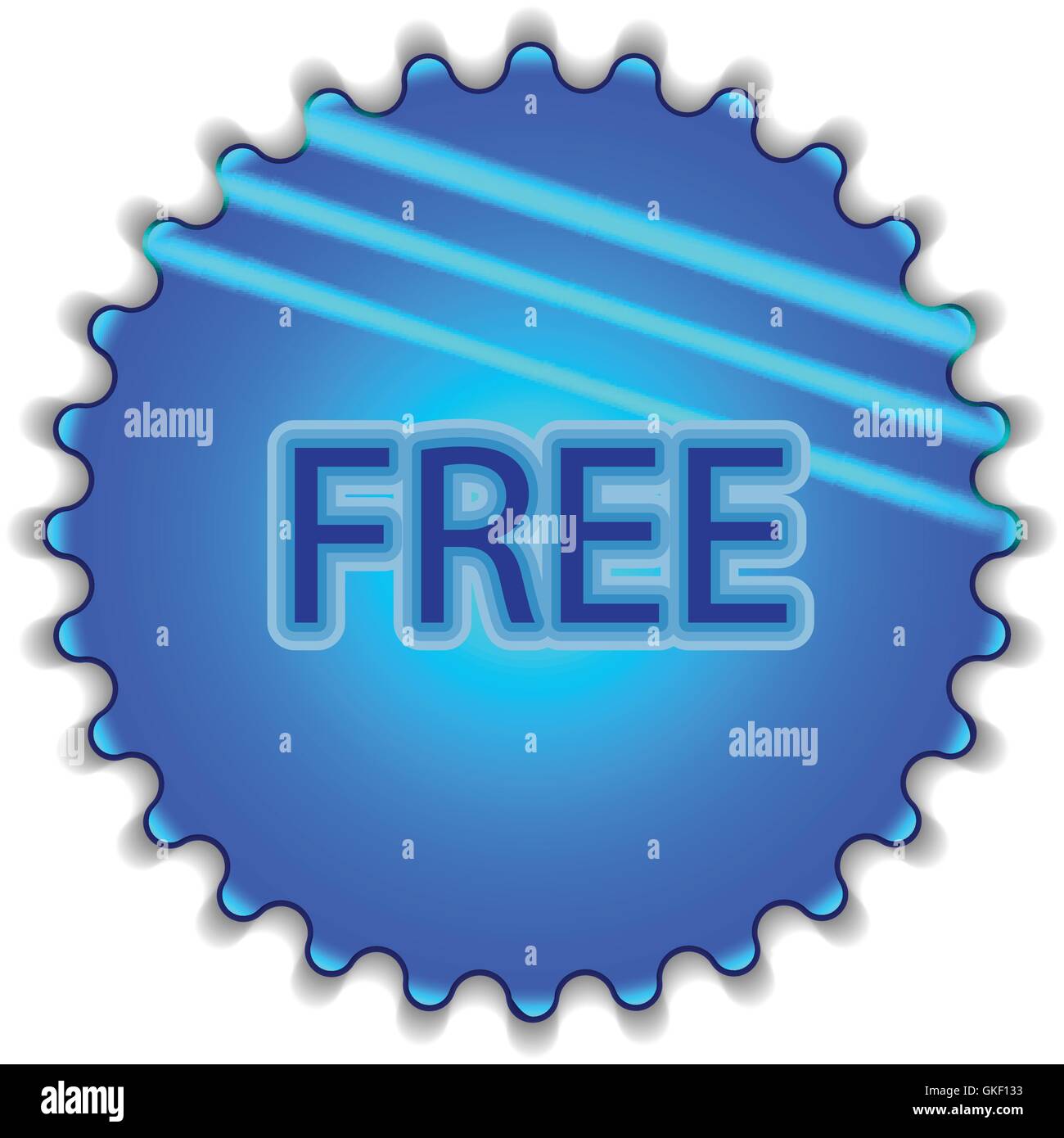 Big blue button labeled "Free Stock Vector Image & Art - Alamy