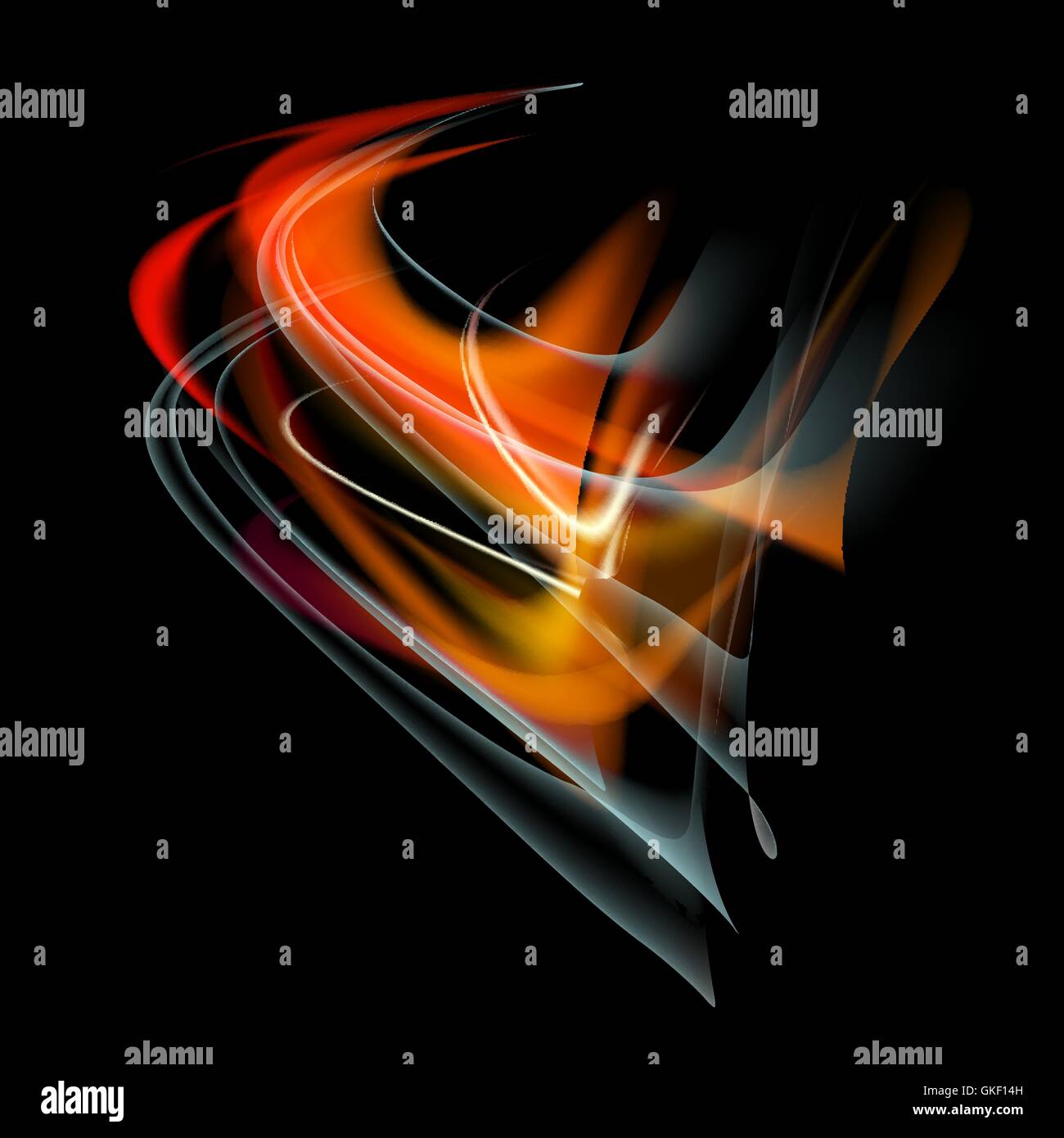 Burn flame fire vector abstract background Stock Vector Image & Art - Alamy