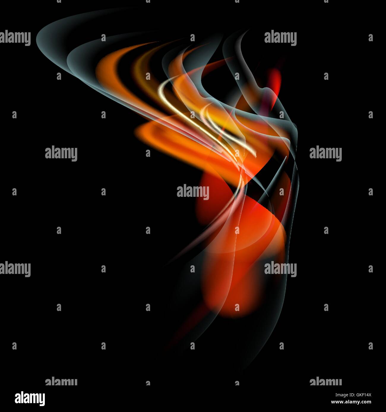 Burn flame fire vector abstract background Stock Vector Image & Art - Alamy