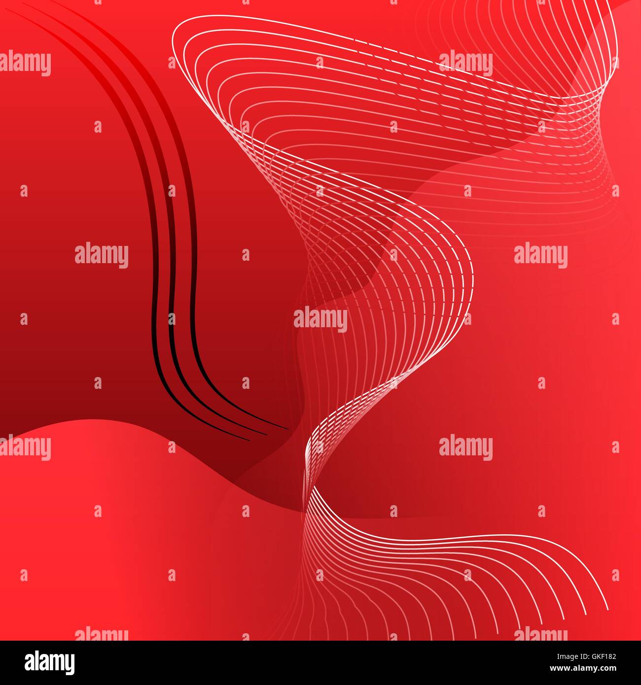 Vivid red abstract design Stock Vector Images - Alamy