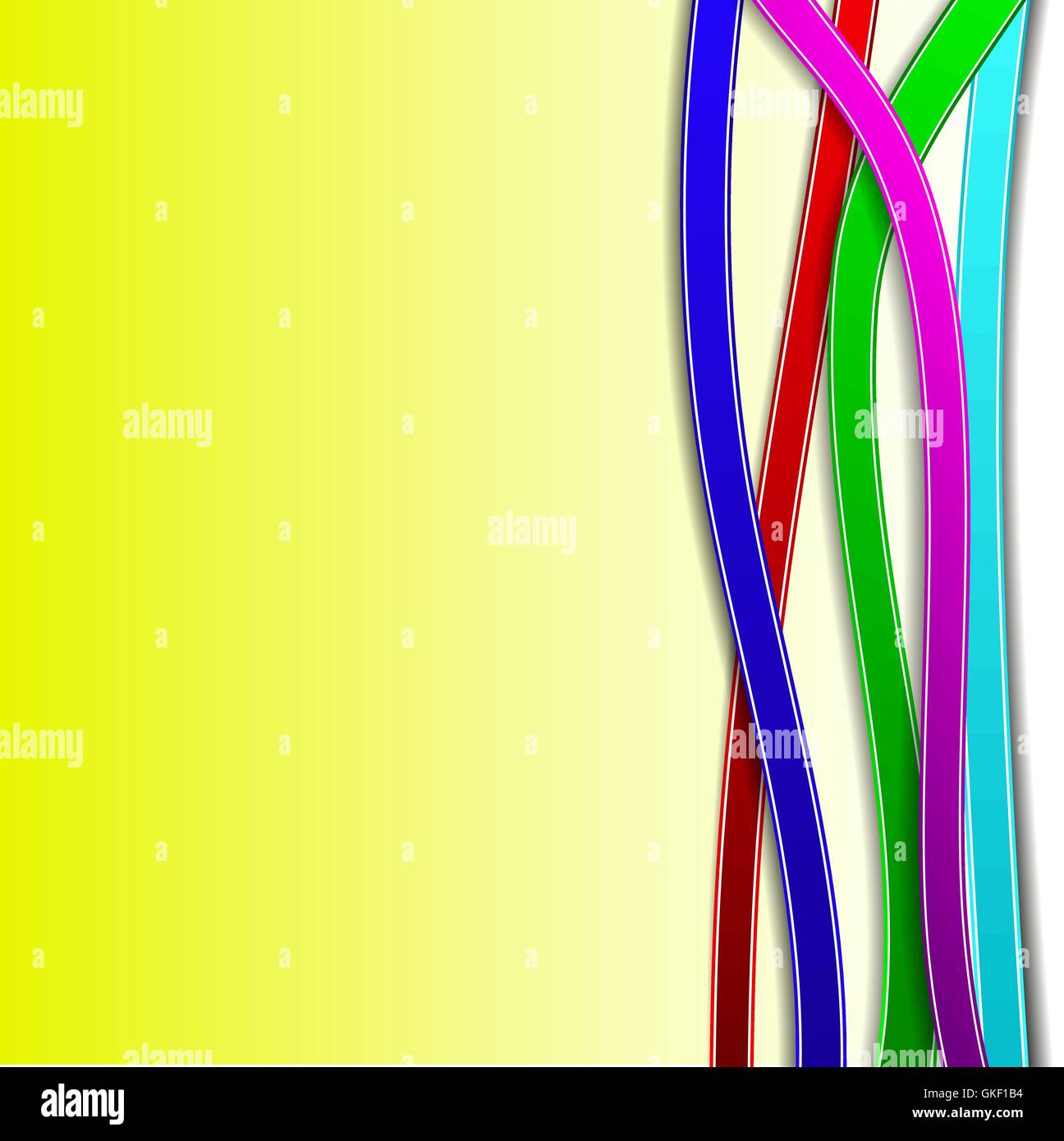 Abstract background with colored lines Stock Vector Image & Art - Alamy