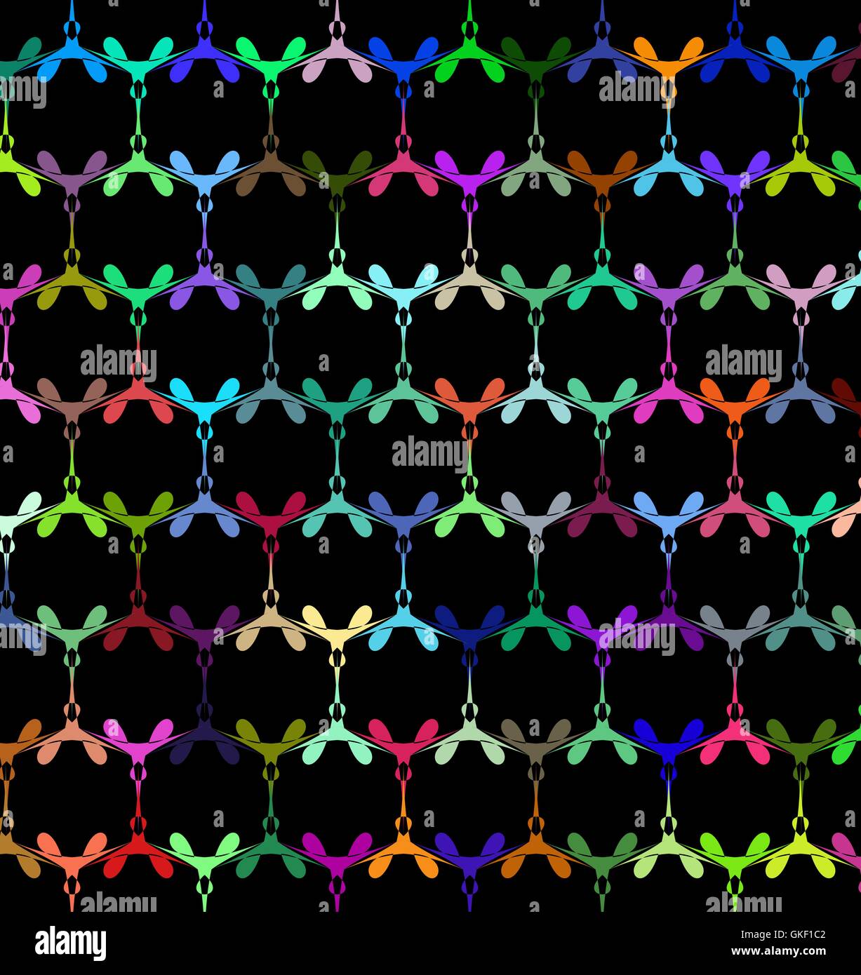 Wallpaper colorful lights black hi-res stock photography and images - Alamy