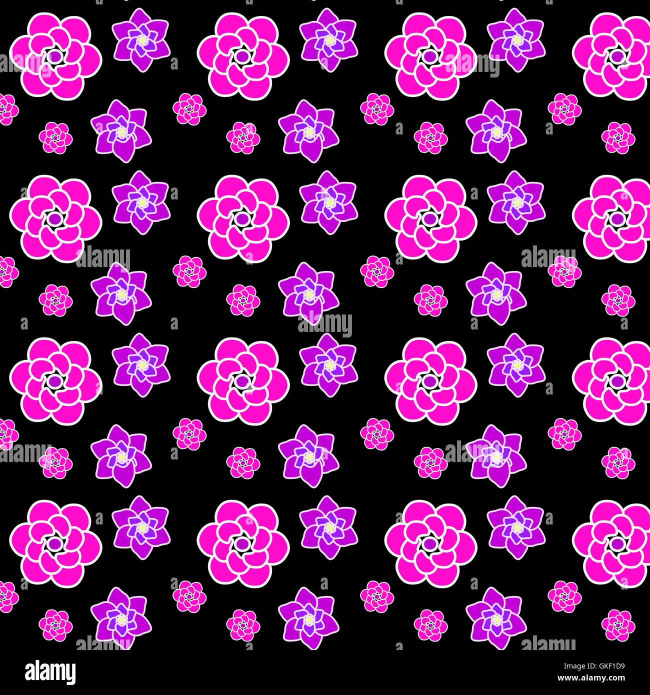 Set of Vector Flowers Stock Vector Image & Art - Alamy