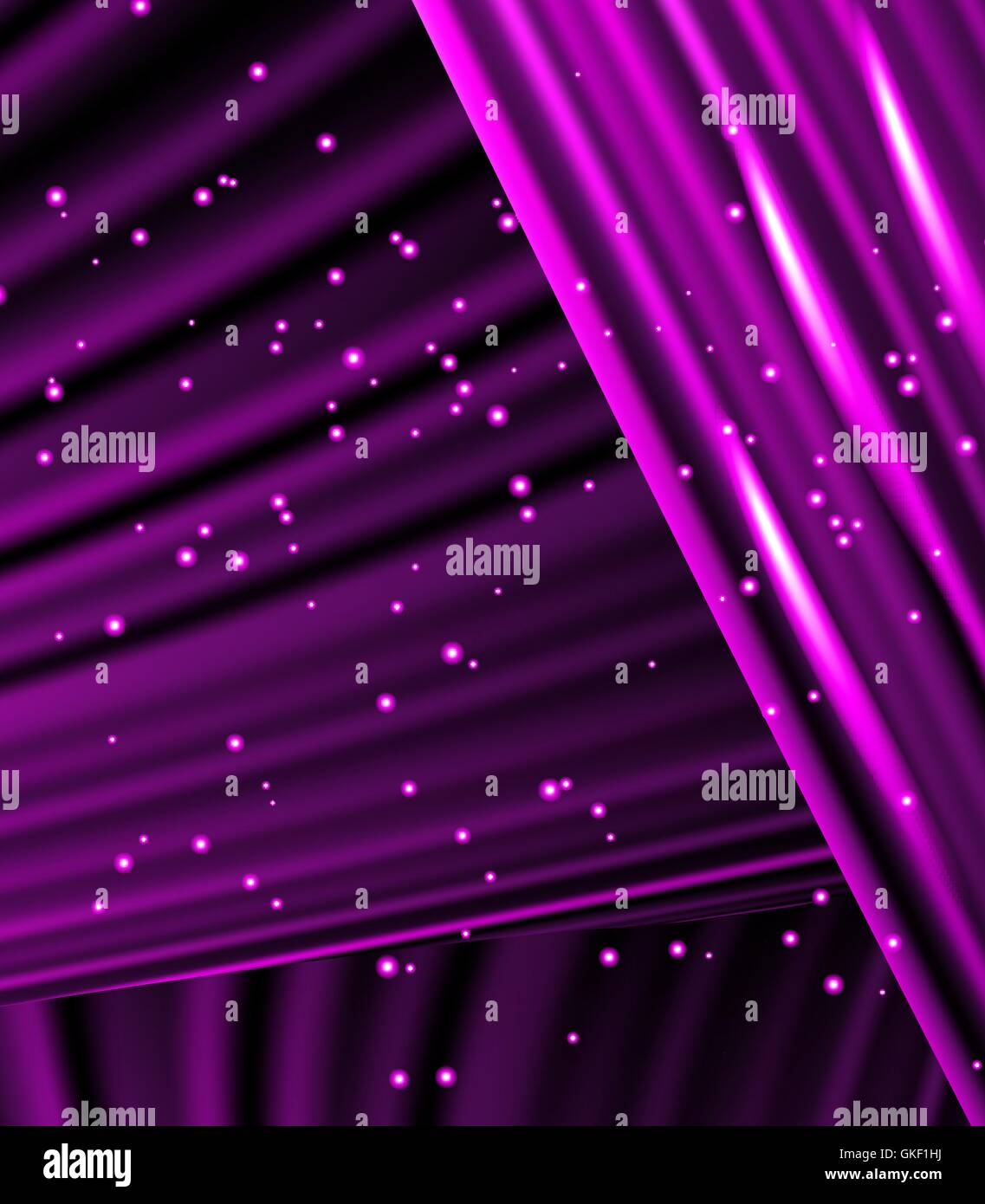stars are falling on the background of purple rays Stock Vector Image ...
