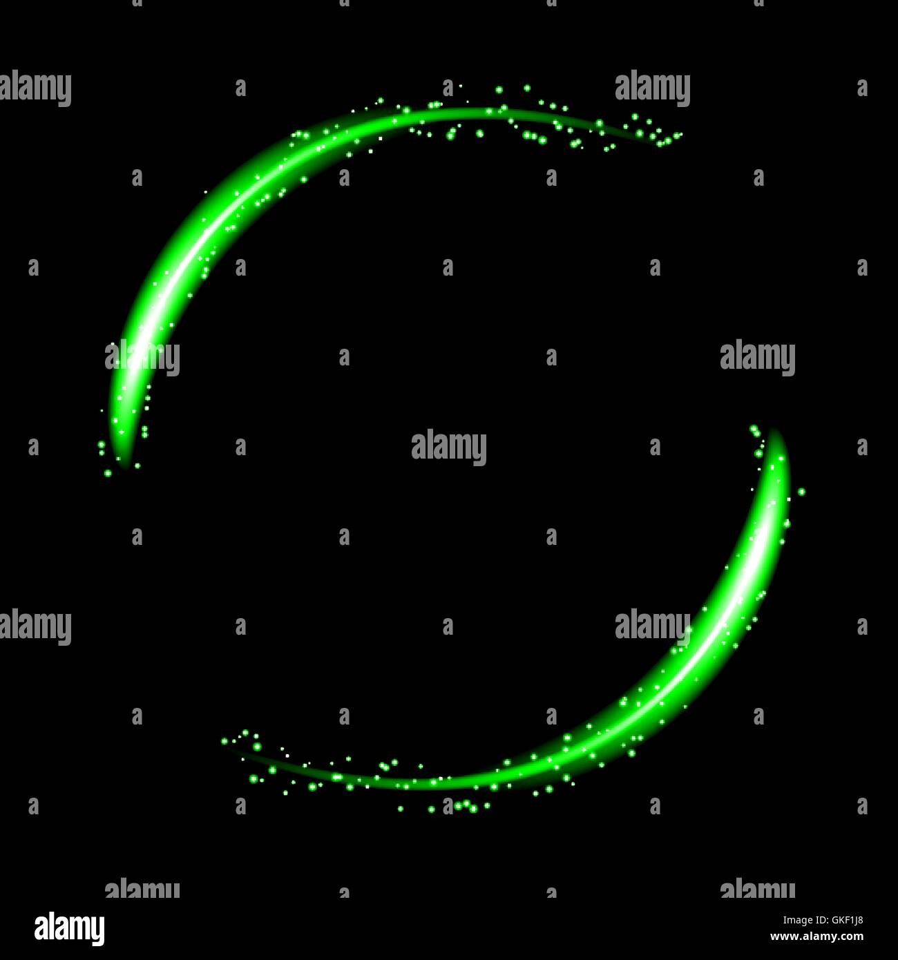 green neon vector background Stock Vector Image & Art - Alamy