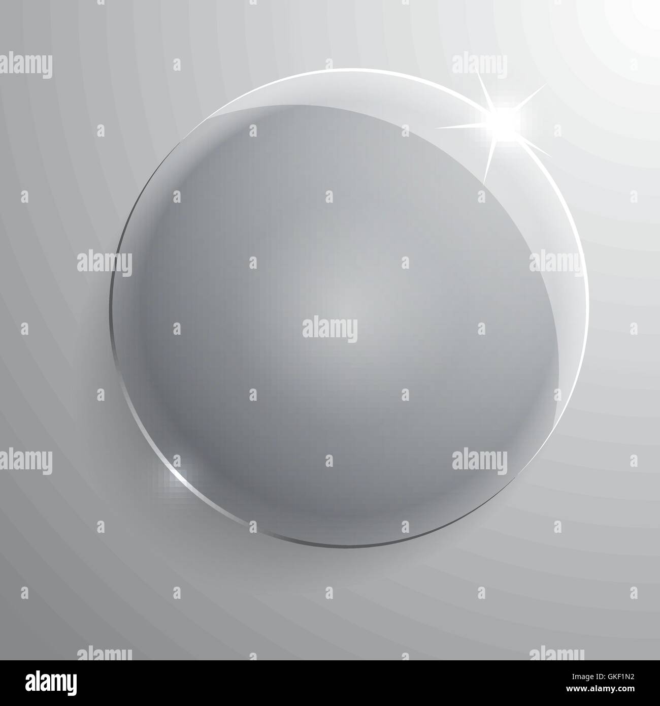 Front view round glass Stock Vector Images - Alamy