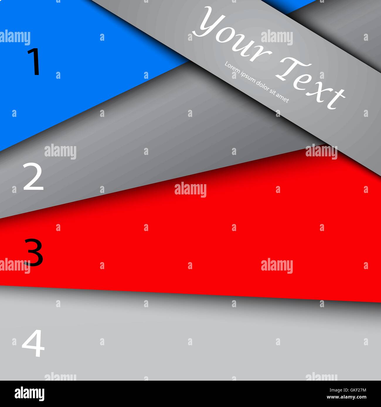 design with color banners, website, presentation template, abstract ...