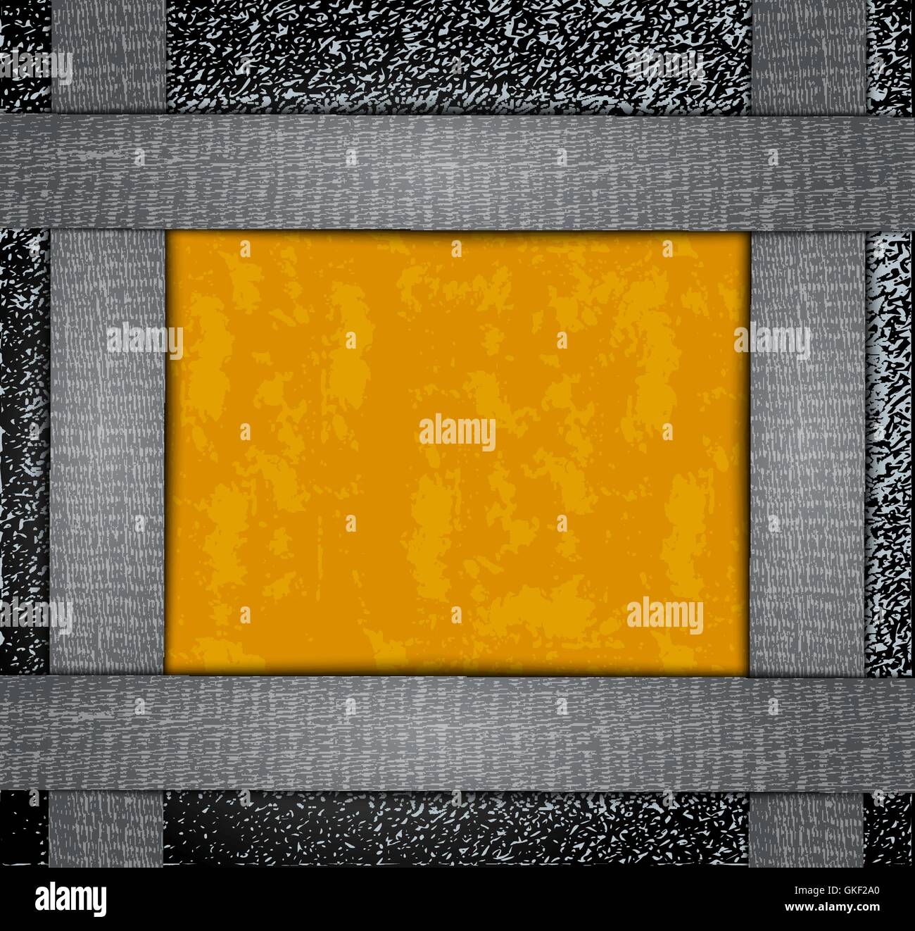 Orange card texture on a metal background with place for your t Stock ...