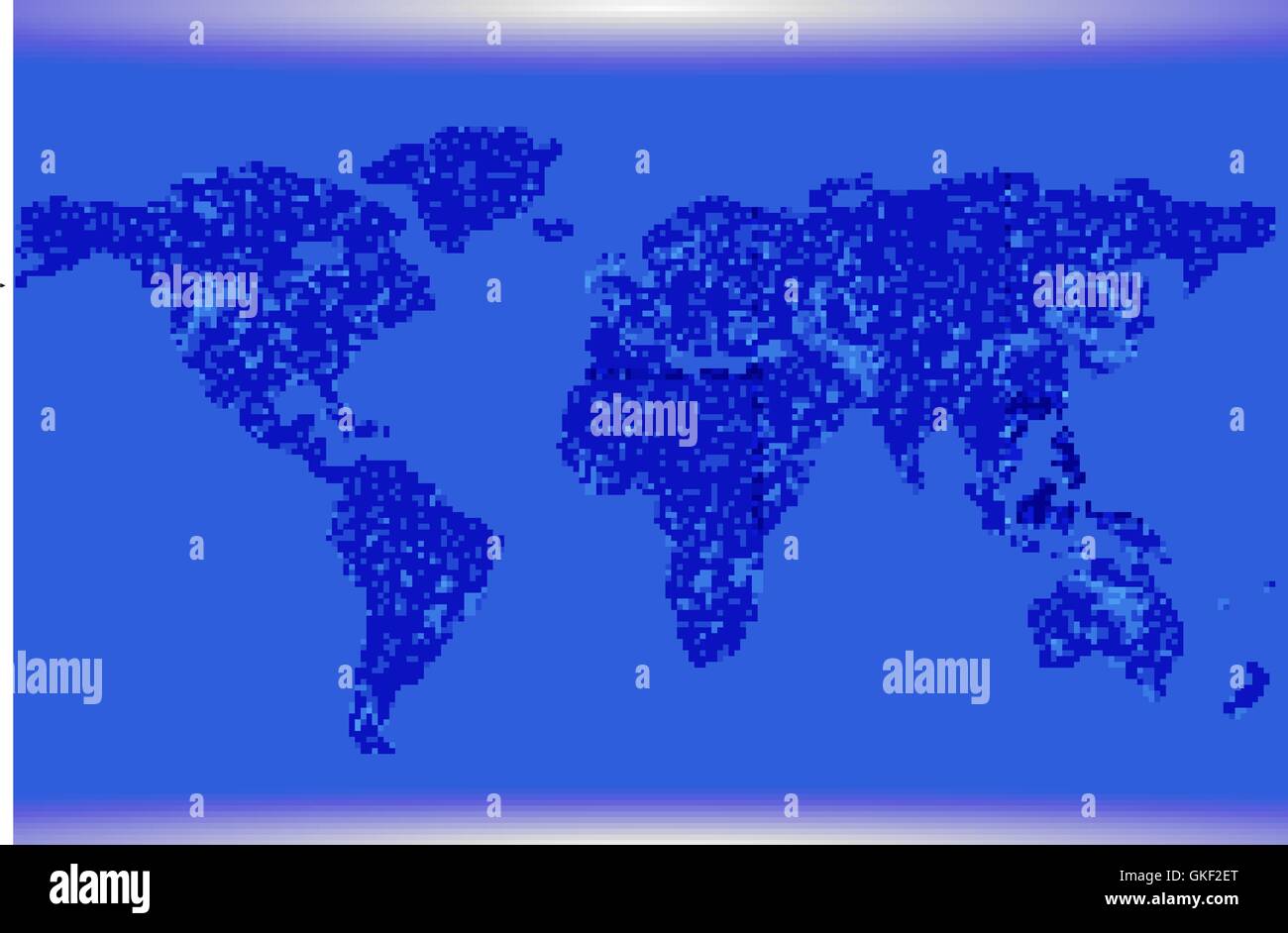 Blue world map mesh Stock Vector Images - Alamy