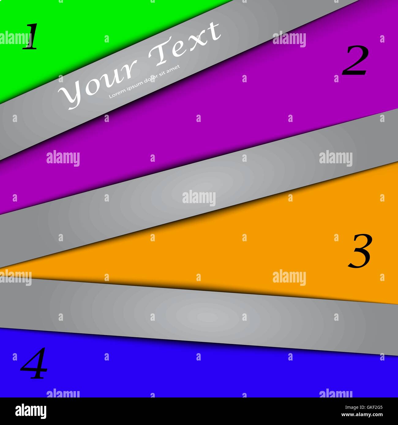 design with color banners, website, presentation template, abstract ...