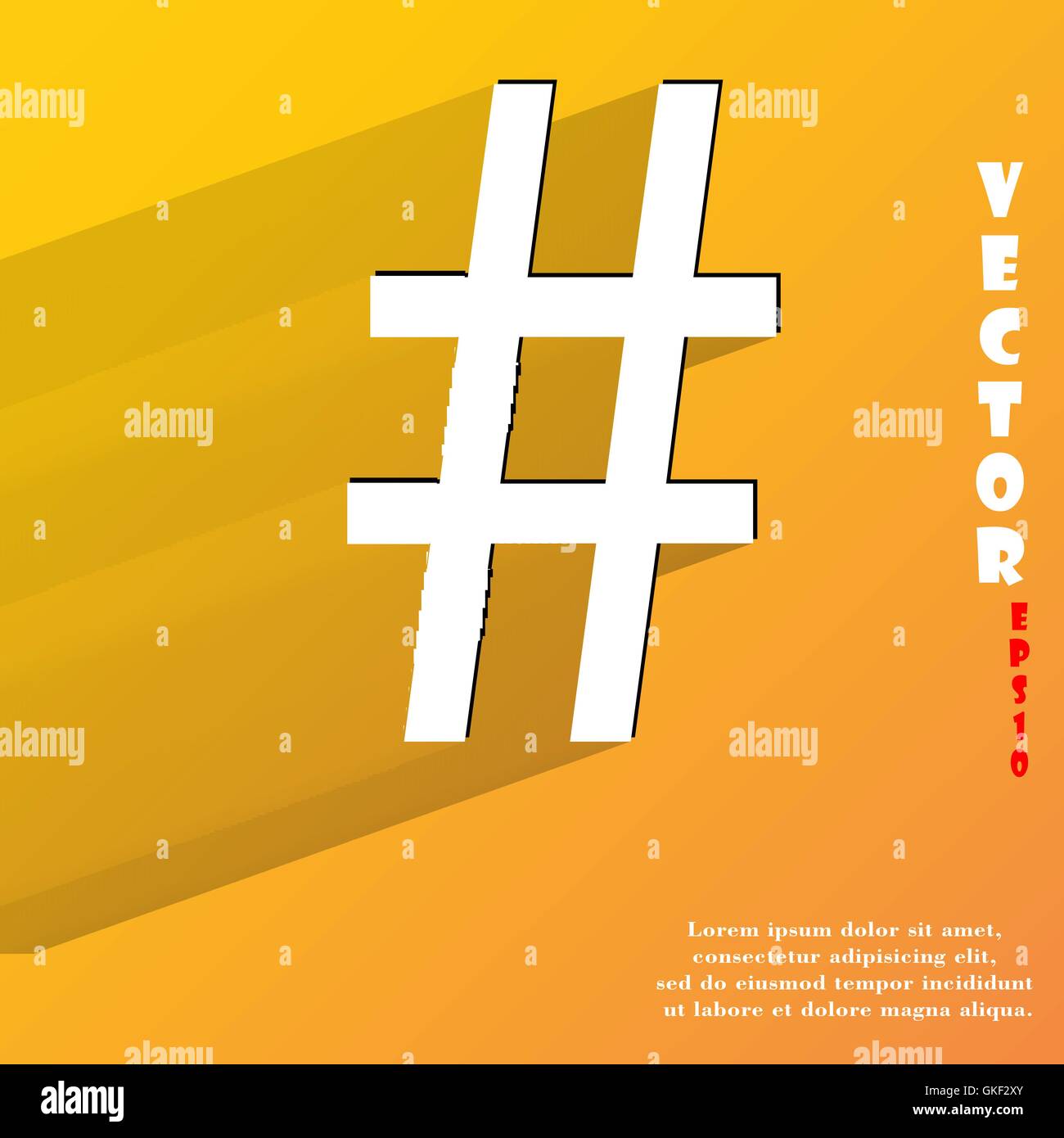 sharp. Flat modern web button with long shadow and space for your text ...