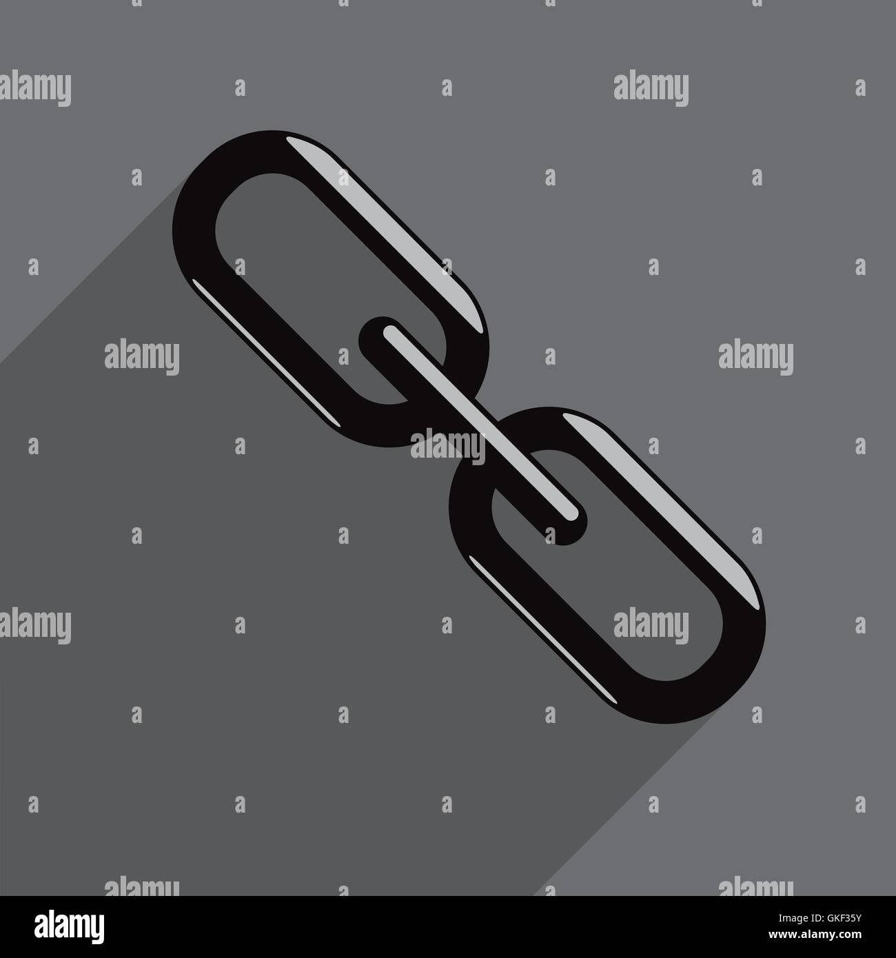 Hyperlink icon vector hi-res stock photography and images - Alamy