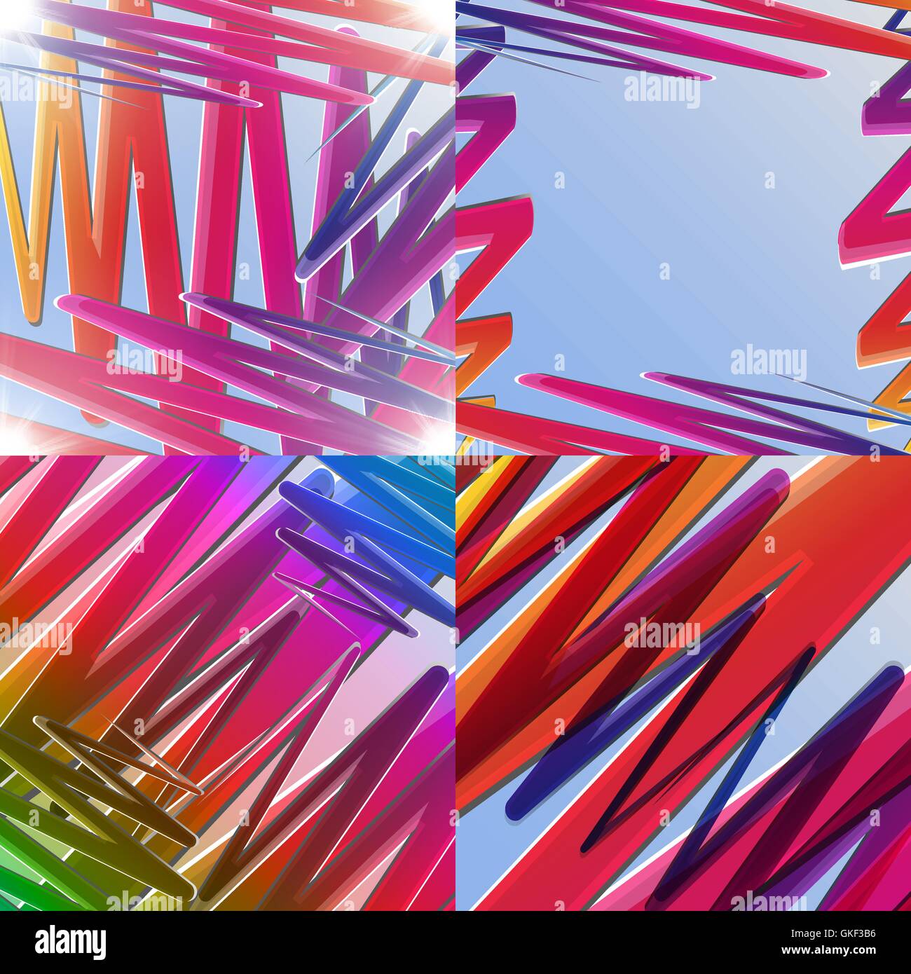 set of elegant abstract background for your web design Stock Vector ...