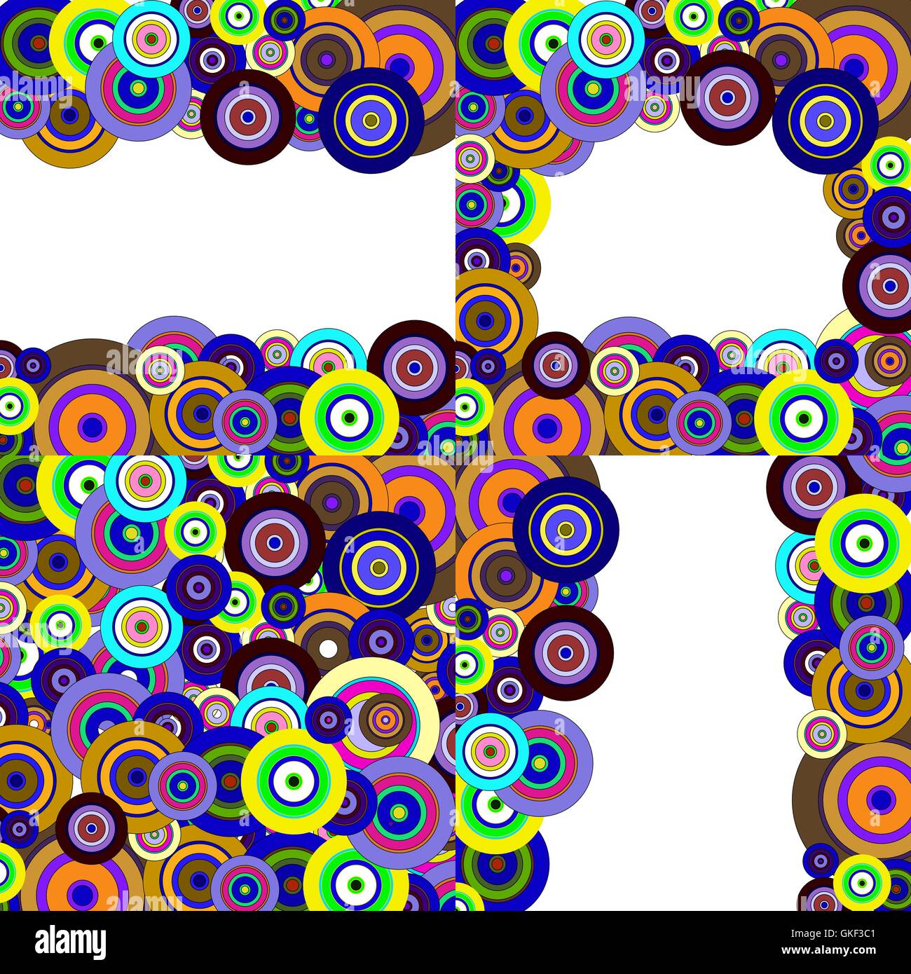 Set different colorful fabric Stock Vector Images - Alamy