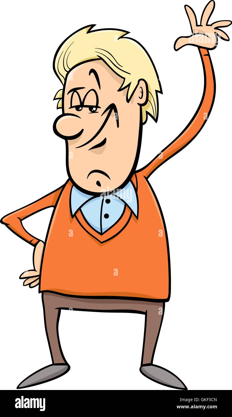 Cheerful salutation Stock Vector Images - Alamy