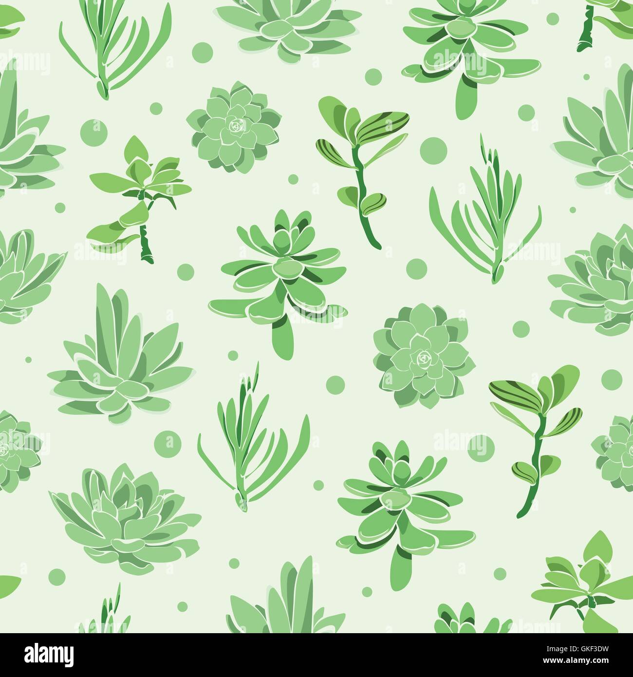 Seamless repeating pattern succulent plant hi-res stock photography and ...