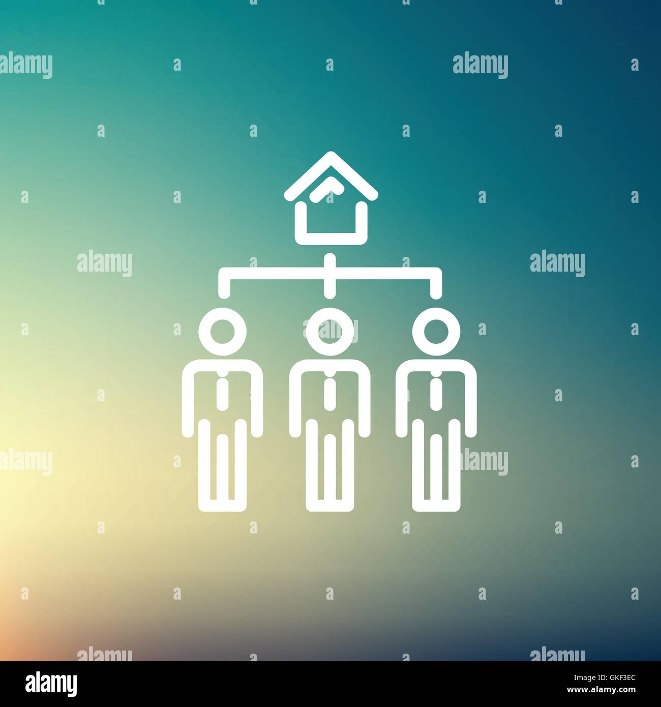 Minimal house icon one Stock Vector Images - Alamy