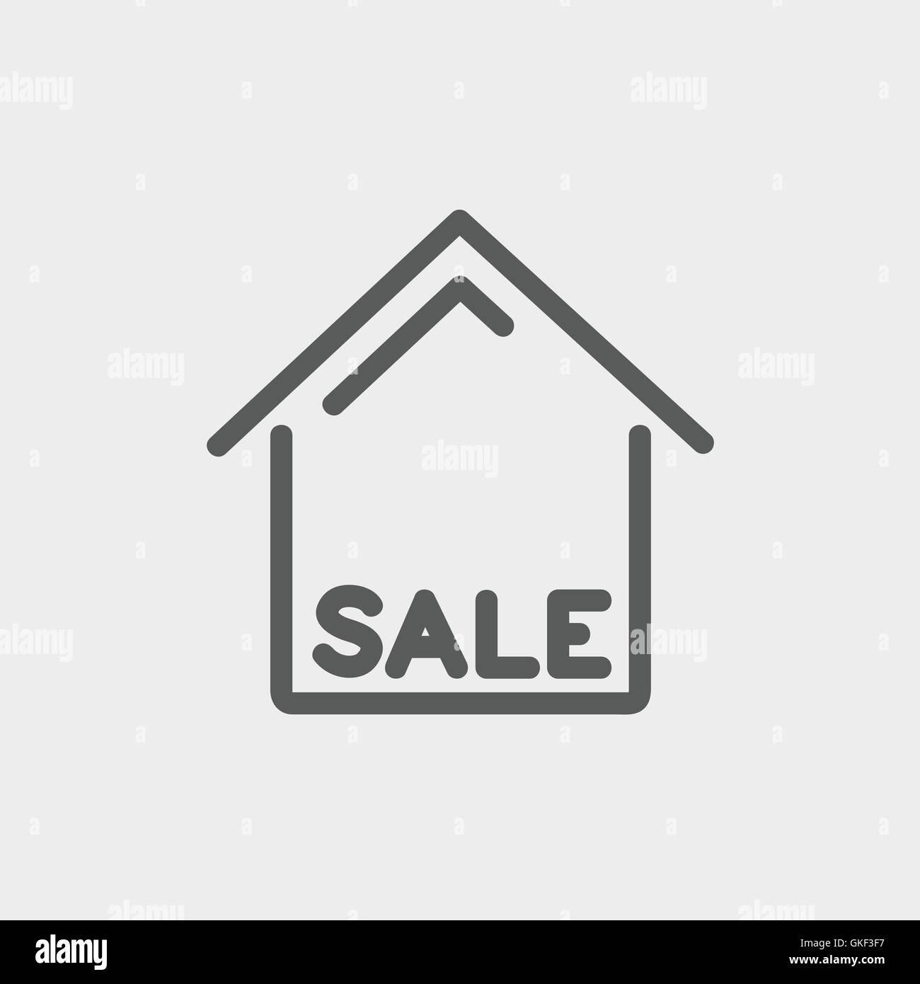 Property for sale sign Black and White Stock Photos & Images - Alamy