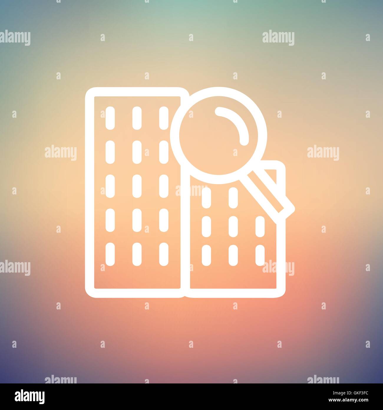 Search real estate icon Stock Vector Images - Alamy