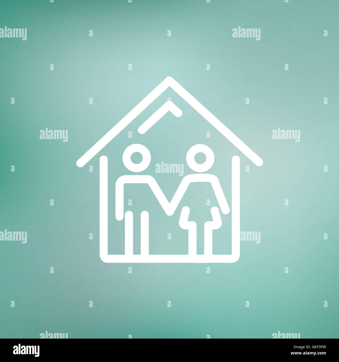 Man woman young family Stock Vector Images - Alamy