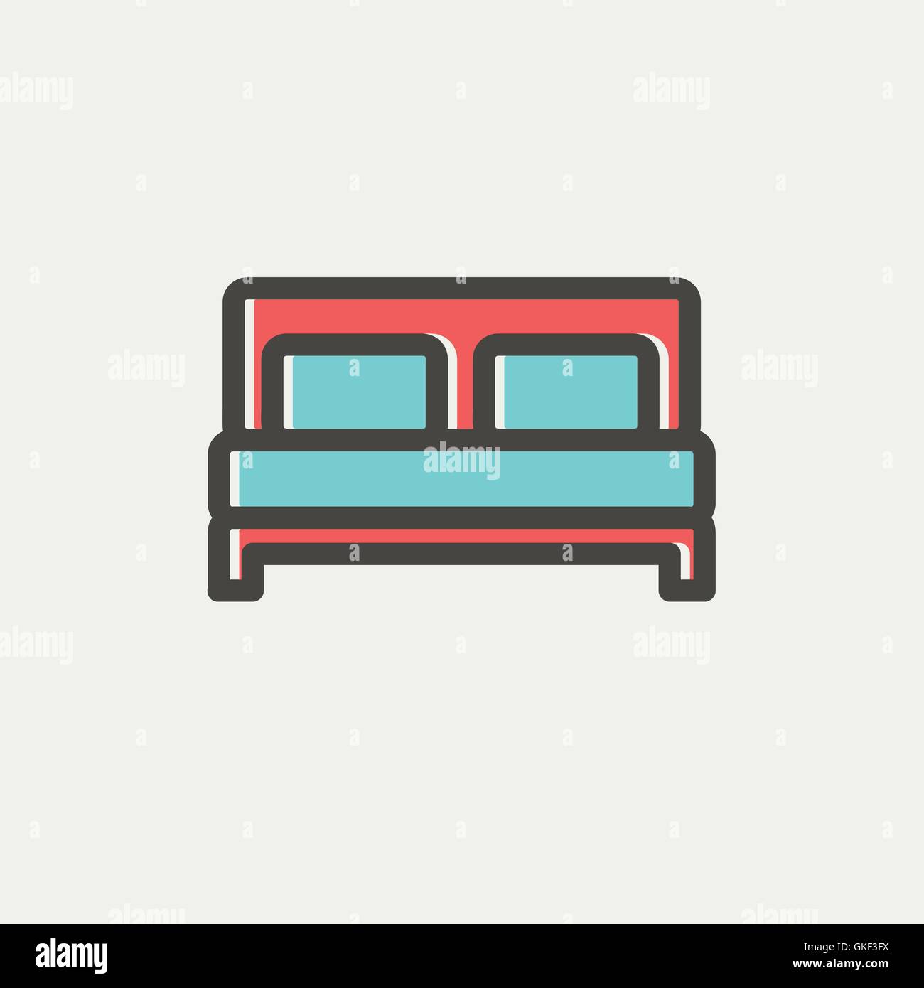 Double yellow line Stock Vector Images - Alamy