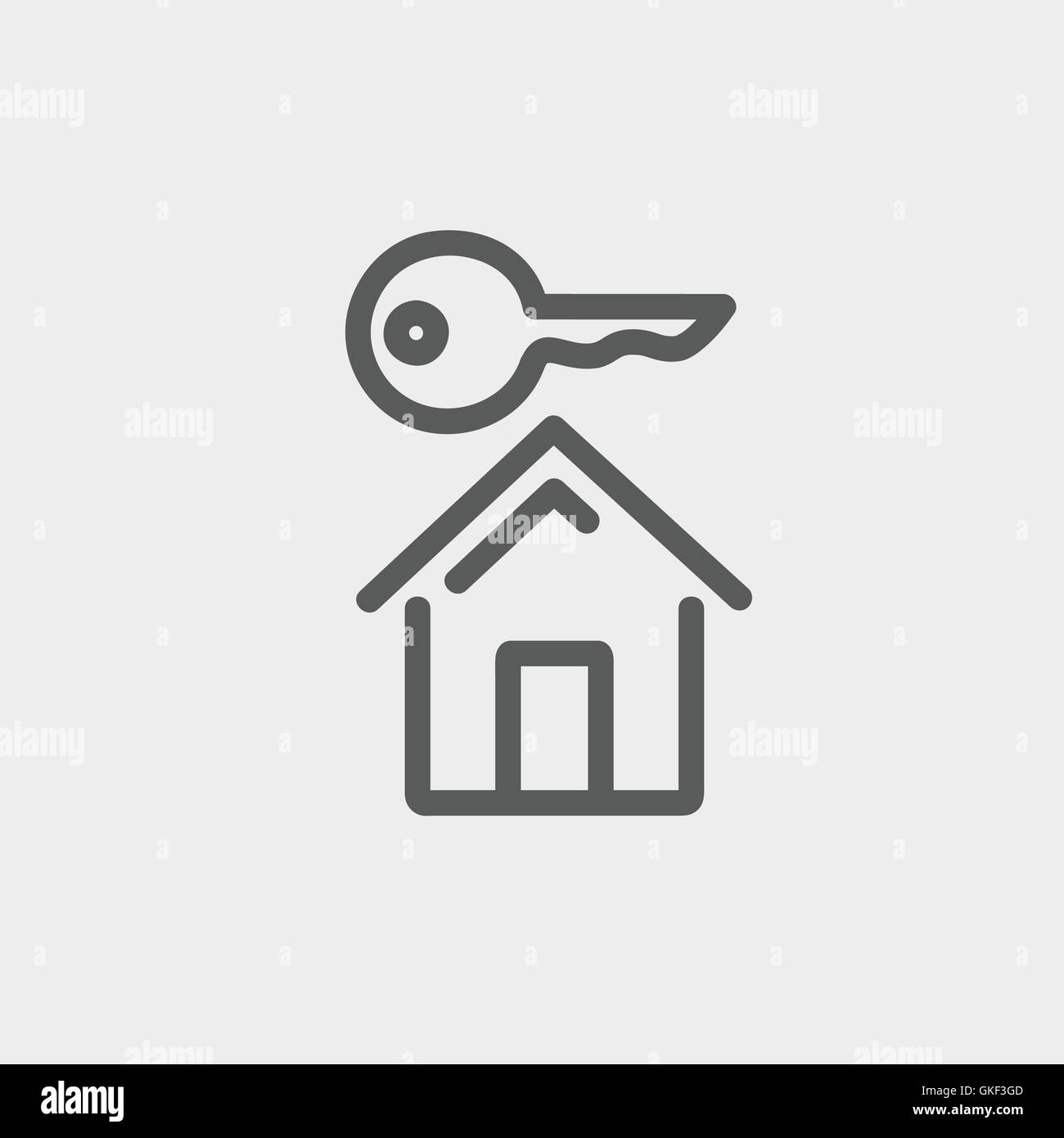House key hand Black and White Stock Photos & Images - Alamy