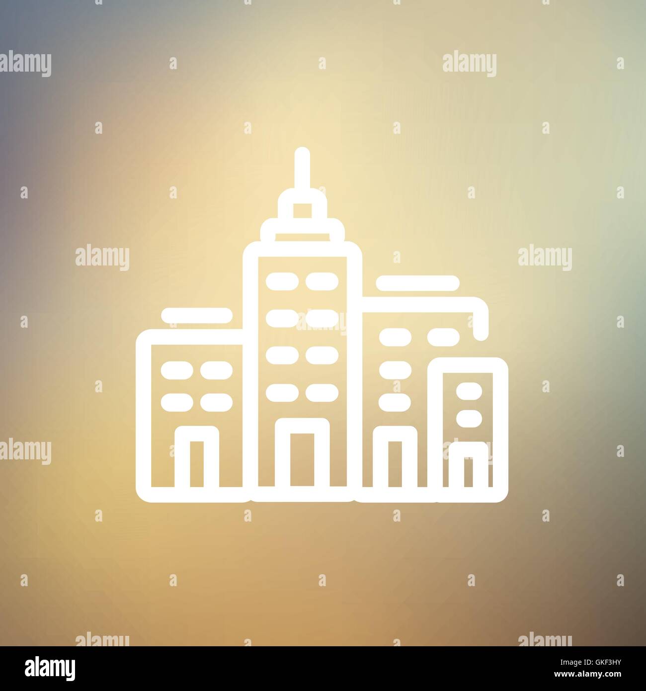 High rise building blue Stock Vector Images - Alamy